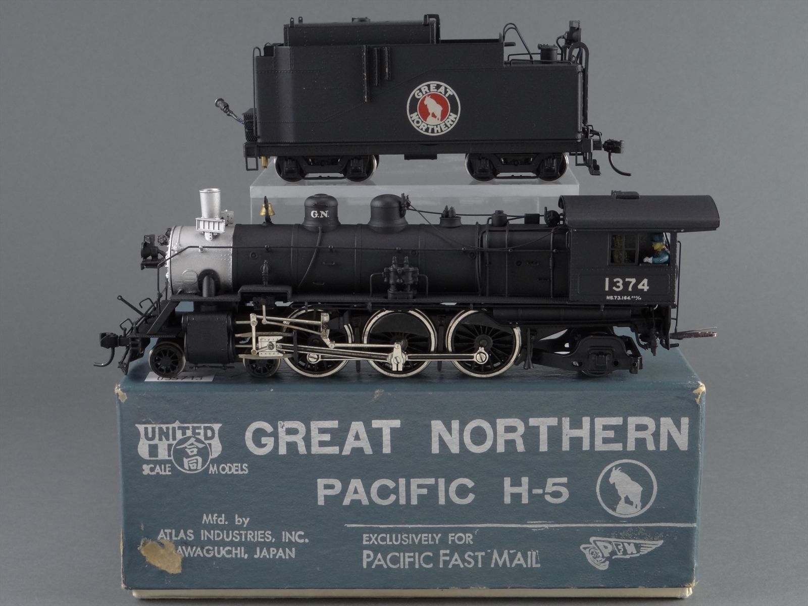 HO Brass Model Train - PFM United GN Great Northern H-5 4-6-2 #1374 ...