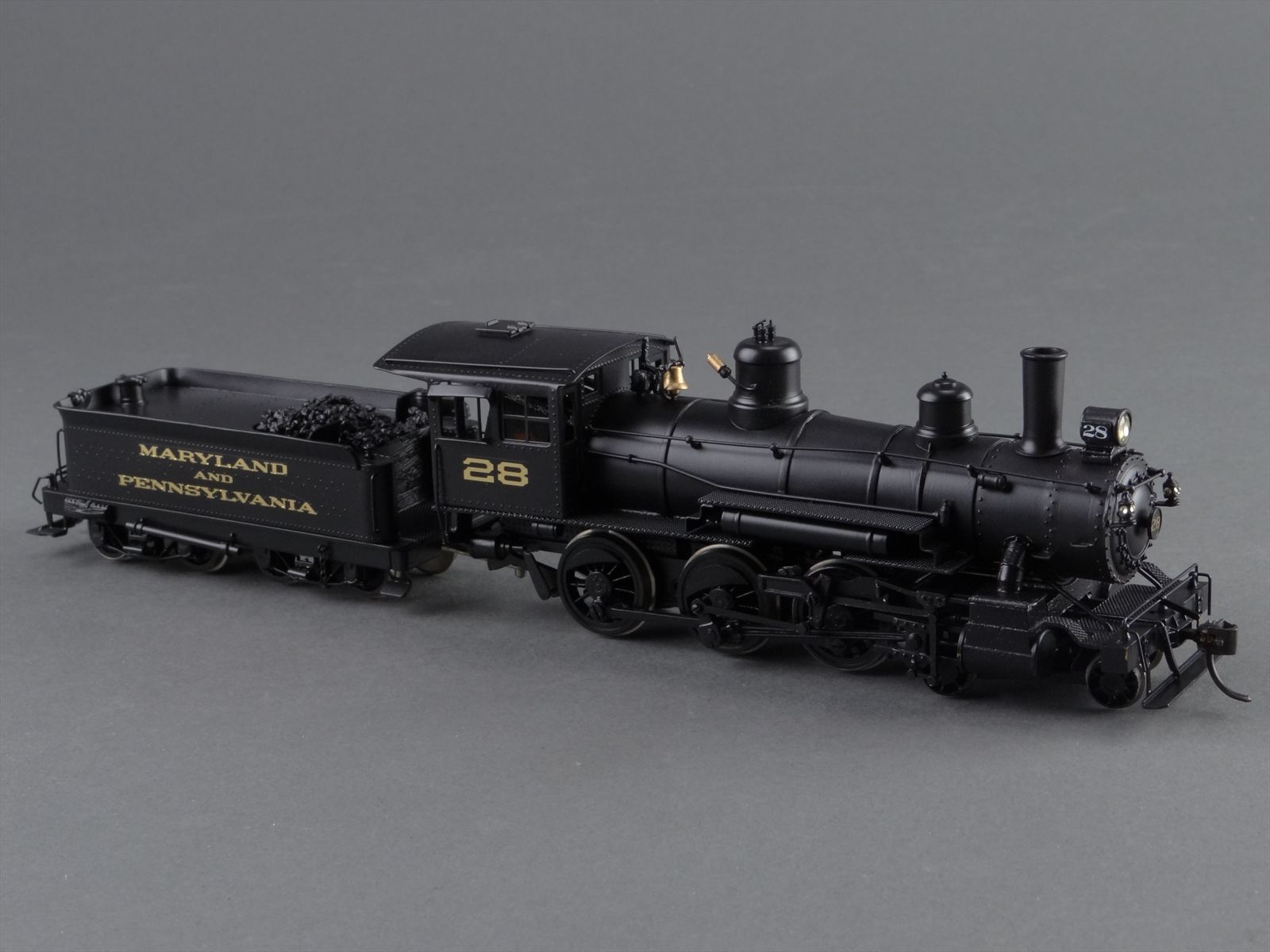 HO Brass Model Train - Gem Models Ma & Pa 4-6-0 #28 - Custom
