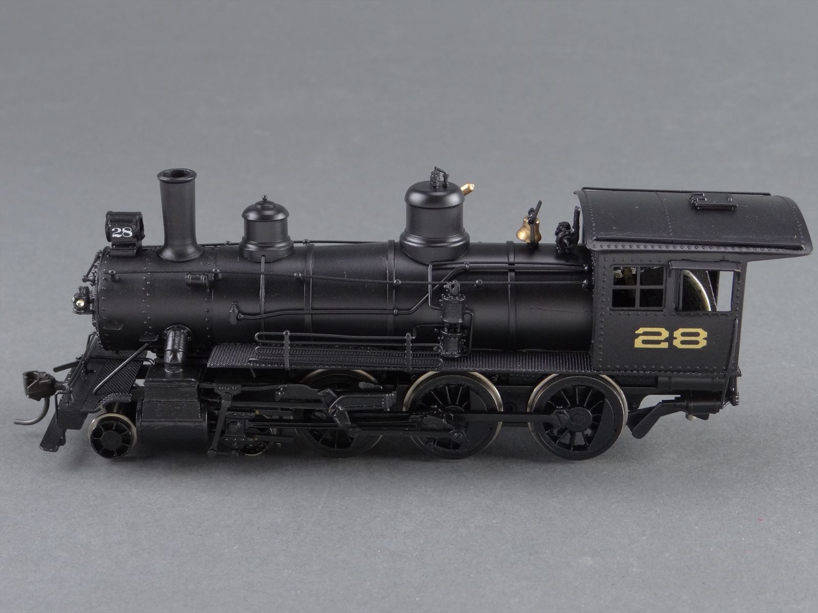 HO Brass Model Train - Gem Models Ma & Pa 4-6-0 #28 - Custom