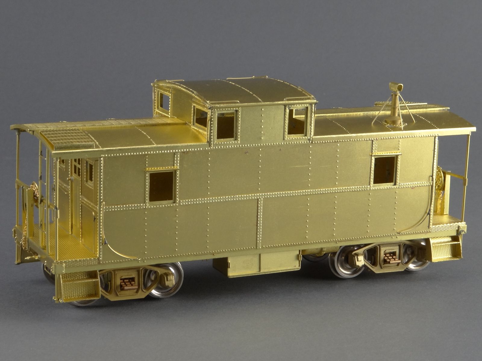 O Scale 2-Rail Brass Sunset Models Steel Riveted Caboose