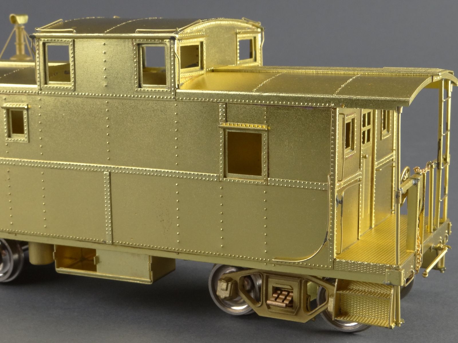 O Scale 2-Rail Brass Sunset Models Steel Riveted Caboose