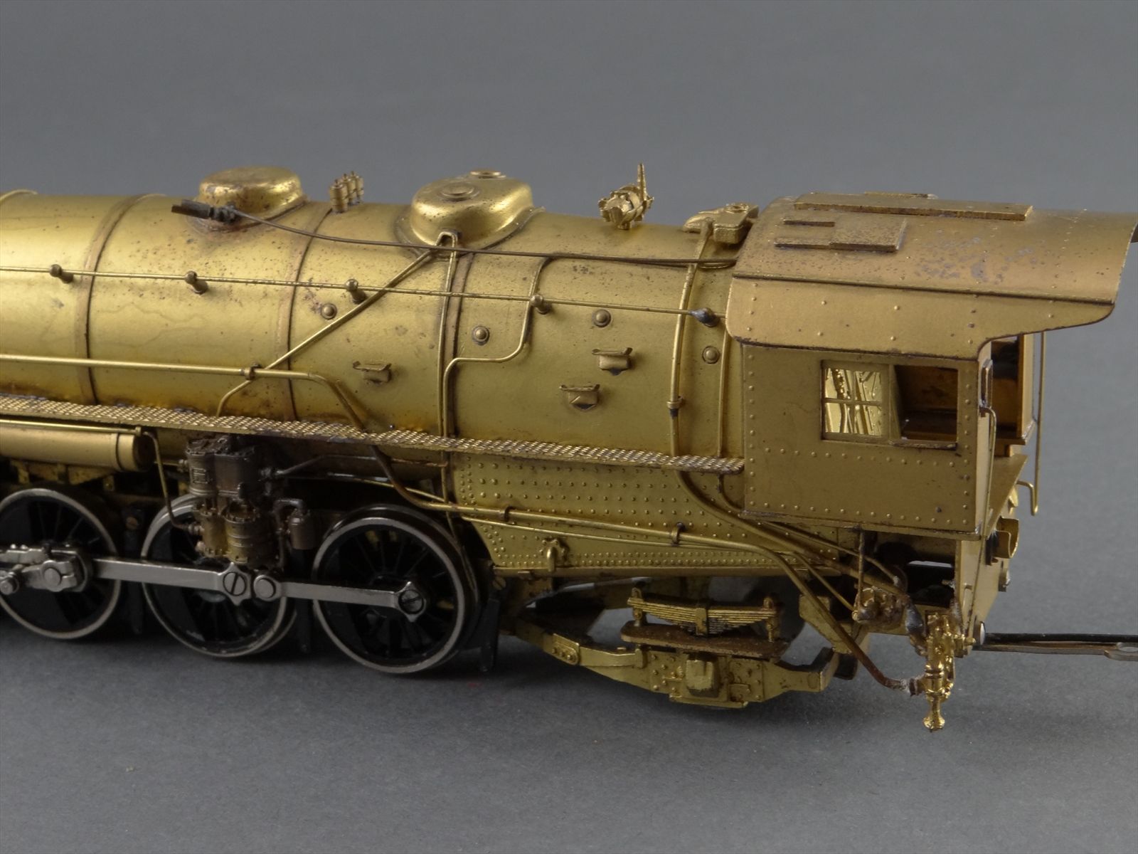 HO Brass Model Train - Akane USRA 2-10-2 Heavy Santa Fe Steam ...