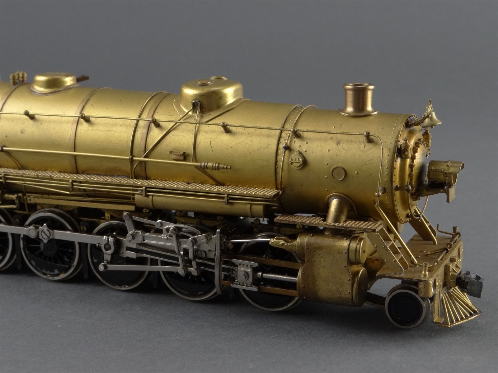 HO Brass Model Train - Akane USRA 2-10-2 Heavy Santa Fe Steam ...