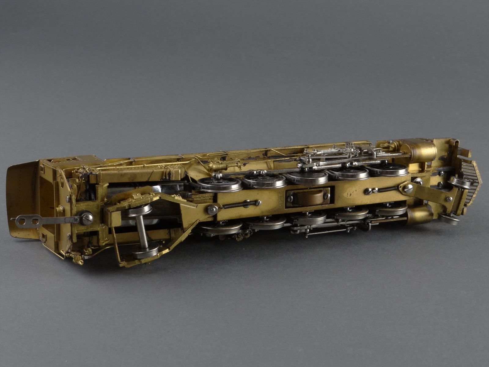 HO Brass Model Train - Akane USRA 2-10-2 Heavy Santa Fe Steam ...