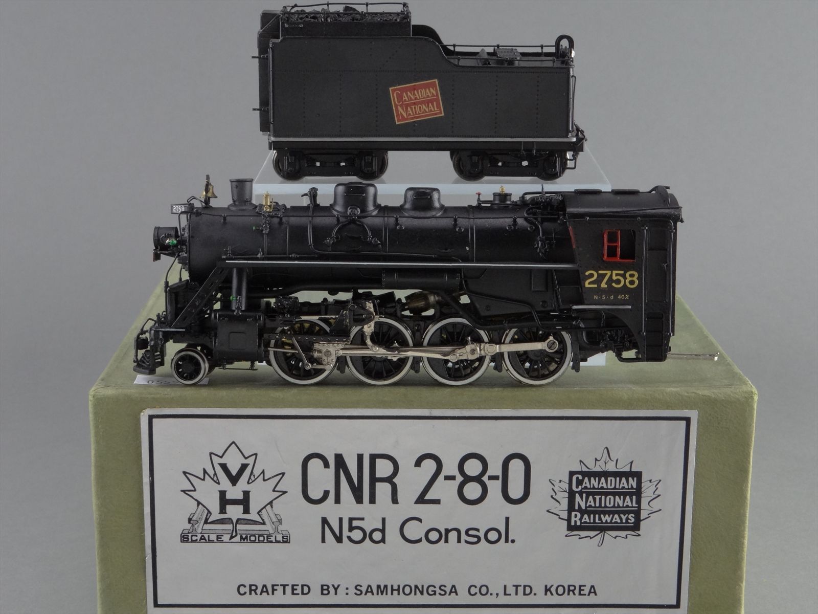 HO Brass Model Train - Van Hobbies CNR CN Canadian National 2-8-0 N5d ...