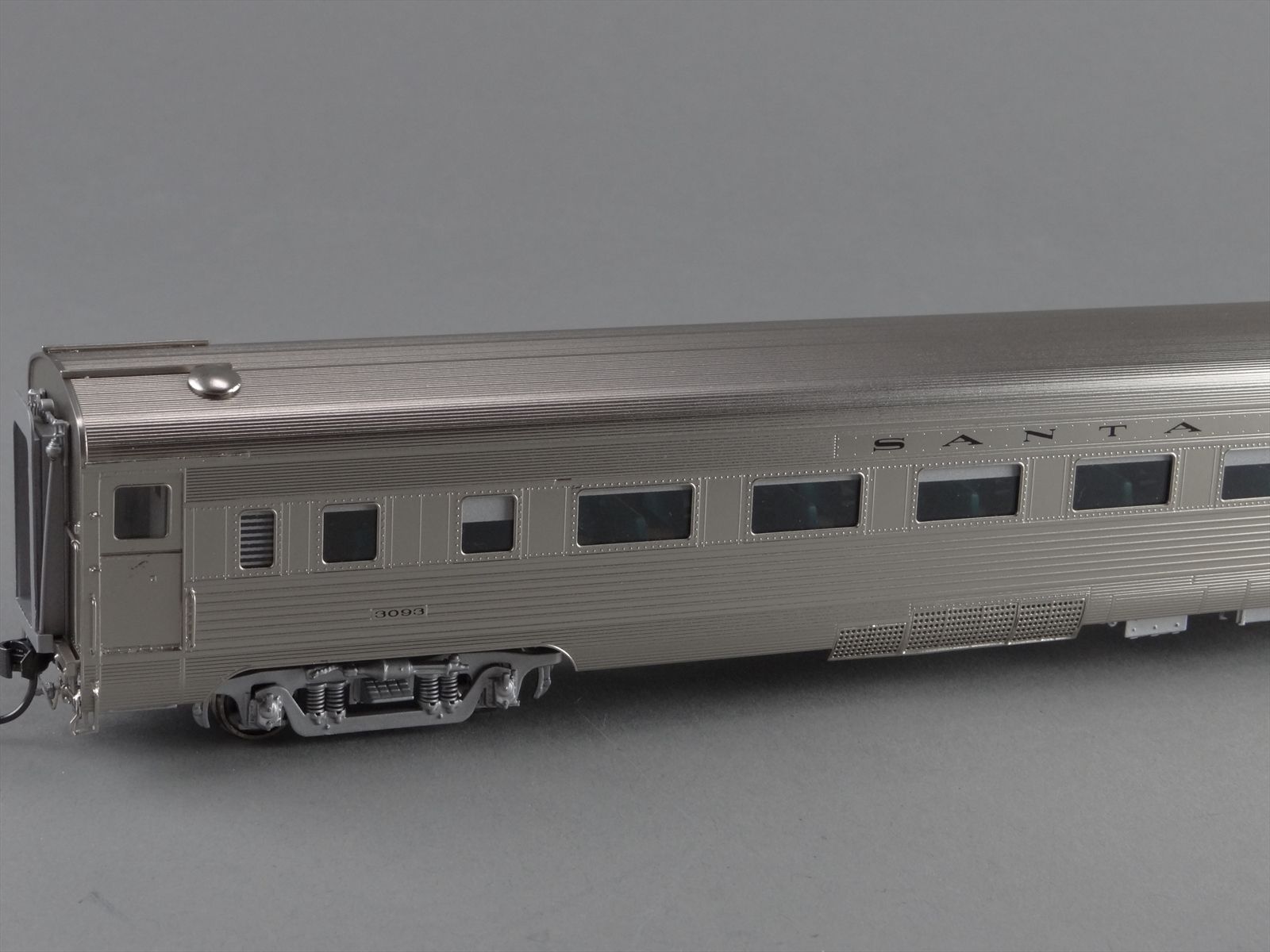 HO Brass Model Train - TCY Coach Yard ATSF Chair Car #3093 w/ Full Interior