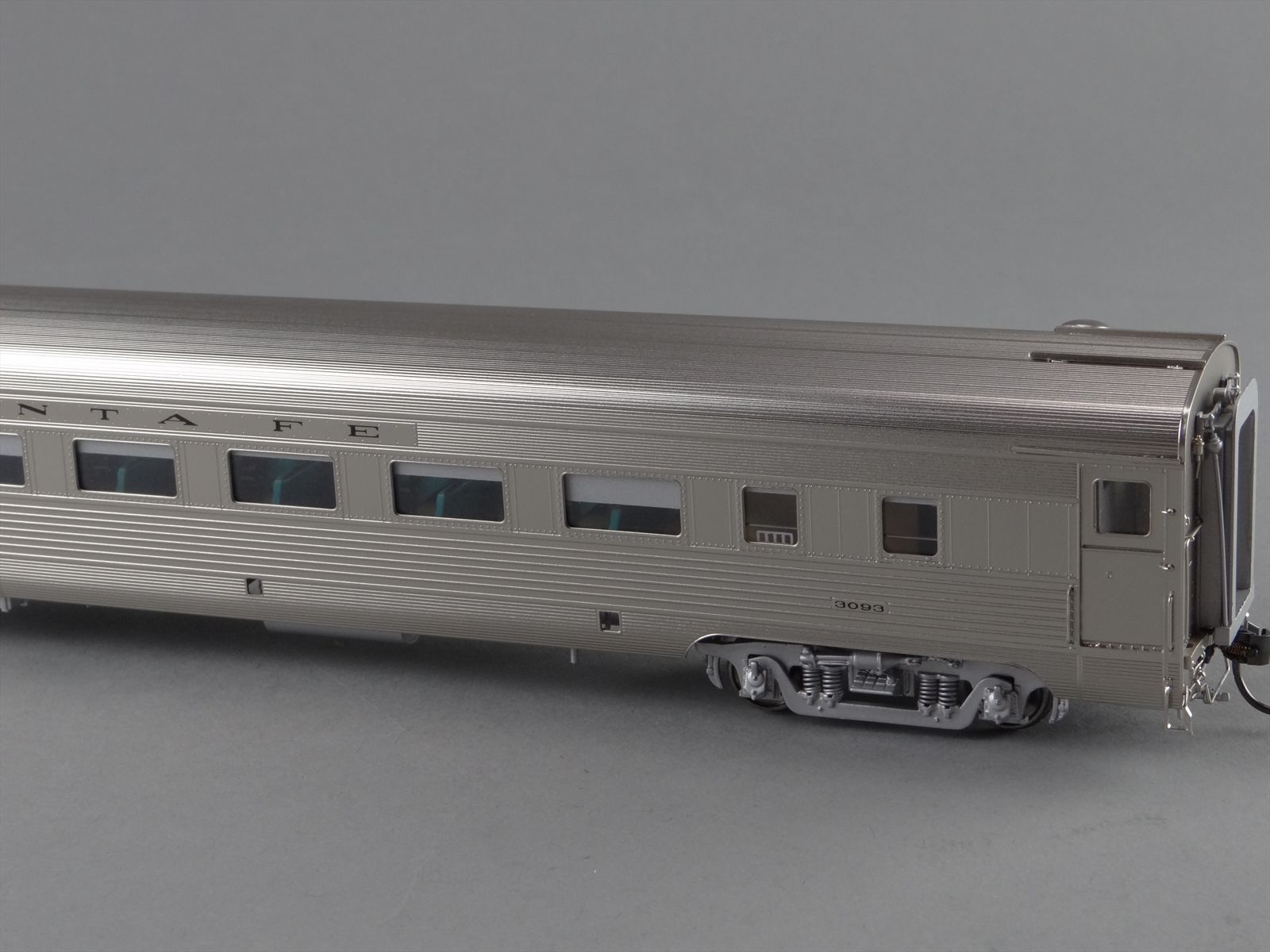 HO Brass Model Train - TCY Coach Yard ATSF Chair Car #3093 w/ Full Interior
