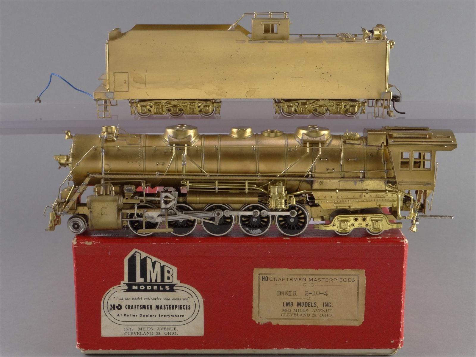 HO Brass Model Train - LMB Models DM&IR 2-10-4 E-4 Texas