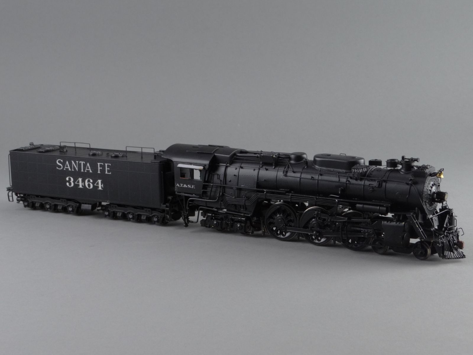 HO Brass Model Train - WMC Westside ATSF Santa Fe 4-6-4 #3464 - CUSTOM
