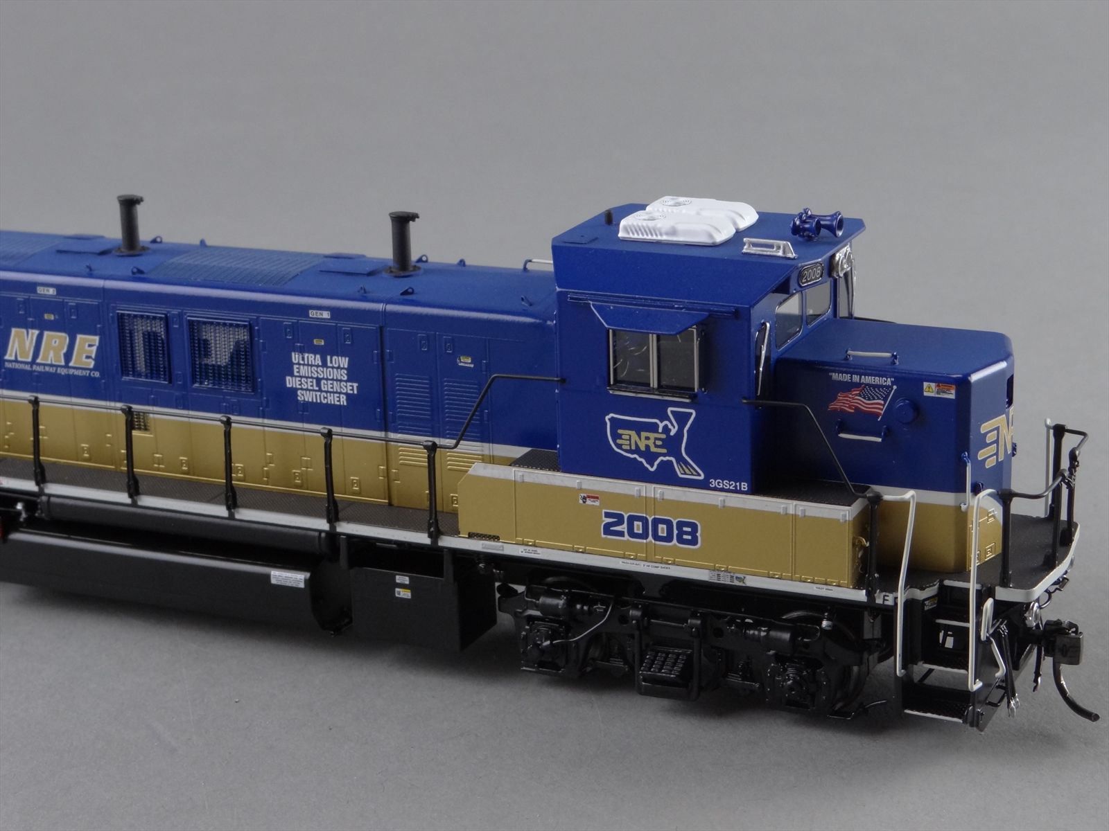 HO Brass Model Train - OMI AA-1350-1 NRE DEMO 3GS21B Genset Diesel ...