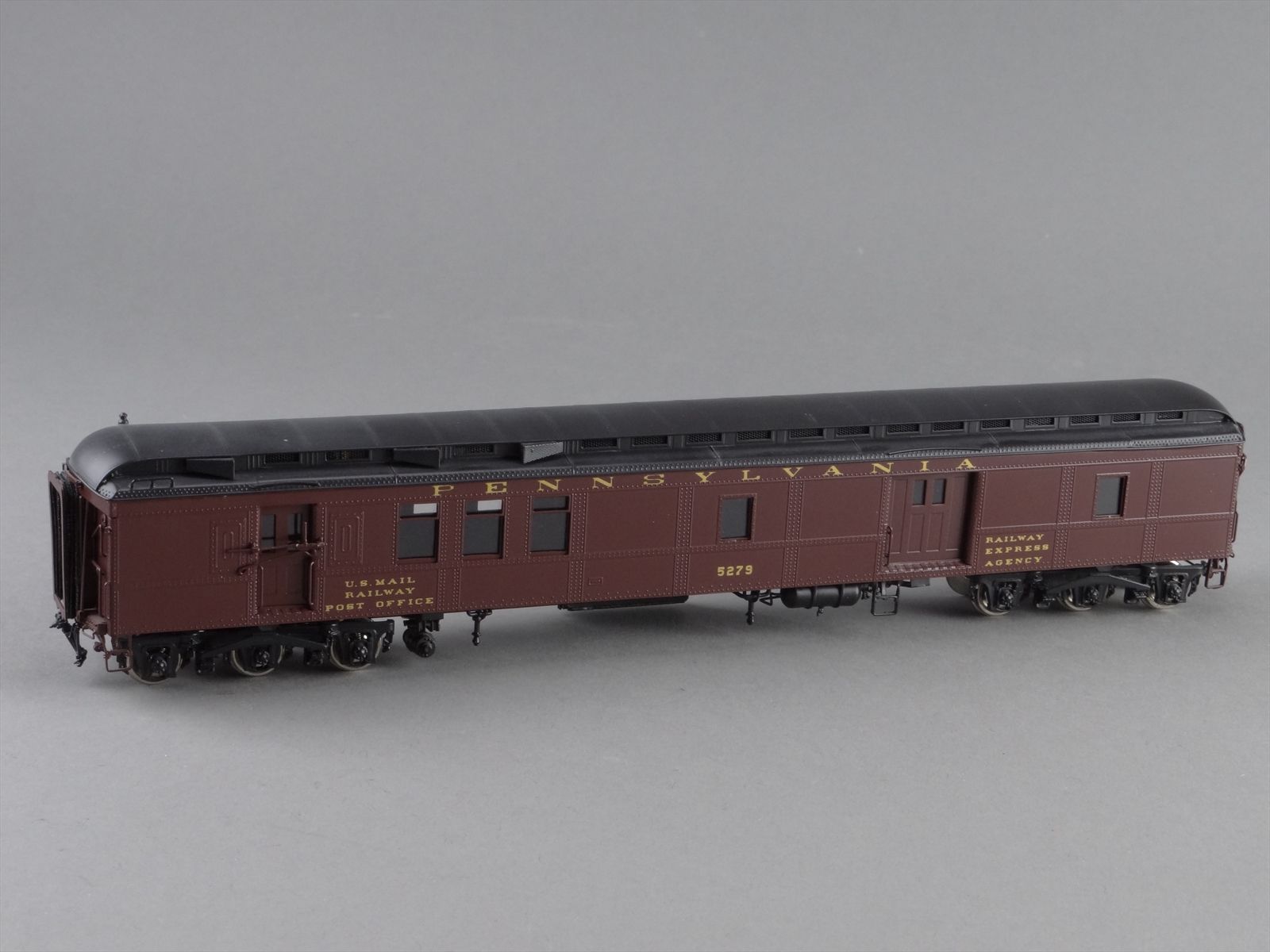 HO Brass PSC 16498-1 PRR Pennsylvania RPO Baggage BM-70K #5279