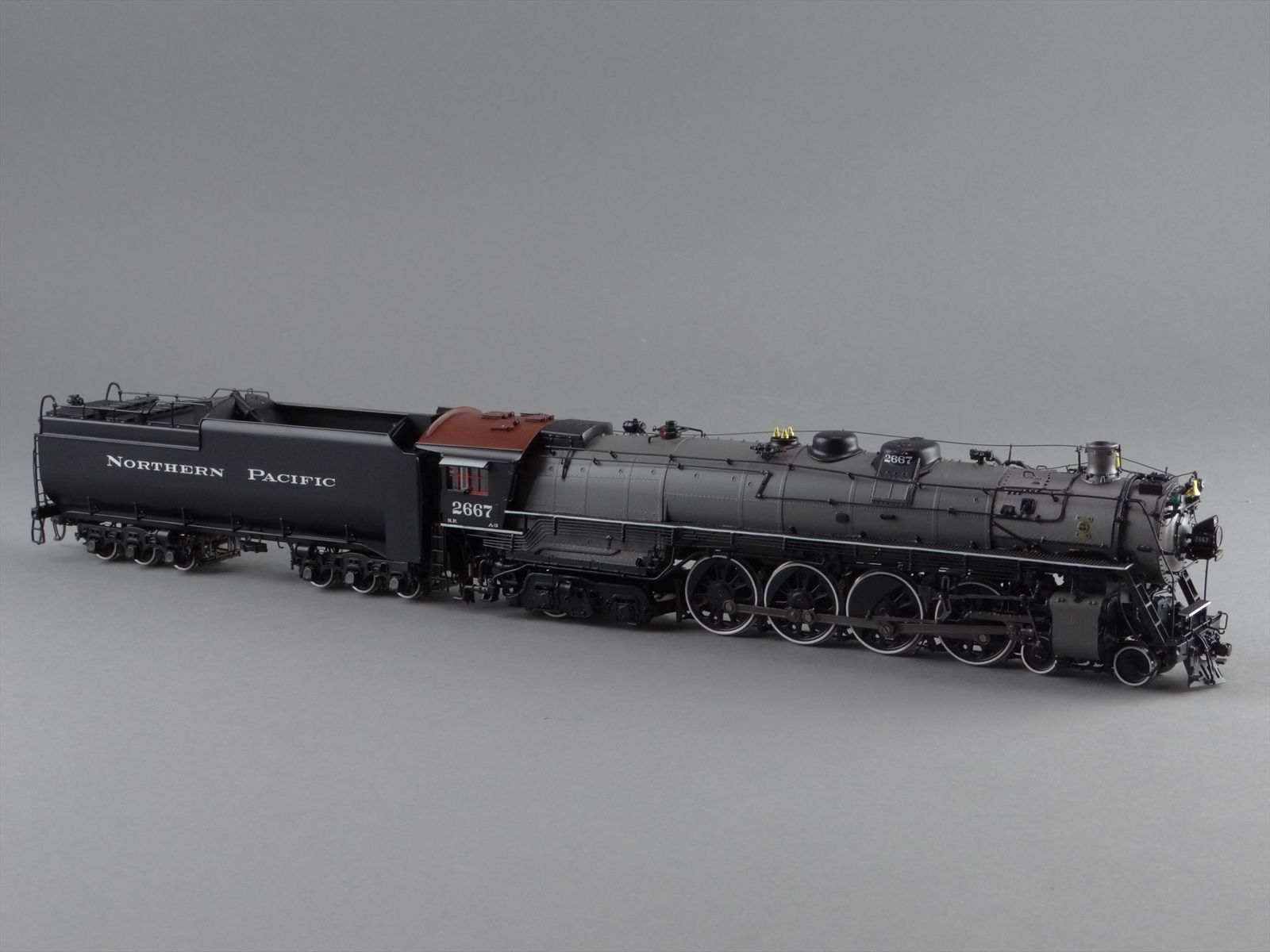 HO Brass Model Train - PSC 18052.2 NP Northern Pacific A-3 4-8-4 #2667 ...