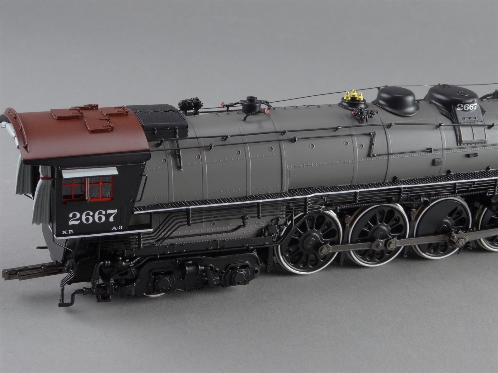 HO Brass Model Train - PSC 18052.2 NP Northern Pacific A-3 4-8-4 #2667 ...