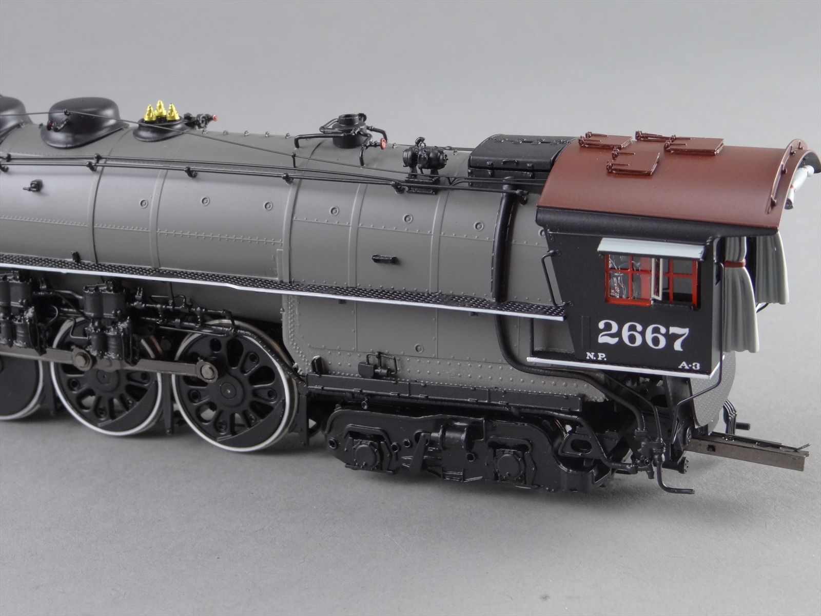 HO Brass Model Train - PSC 18052.2 NP Northern Pacific A-3 4-8-4 #2667 ...