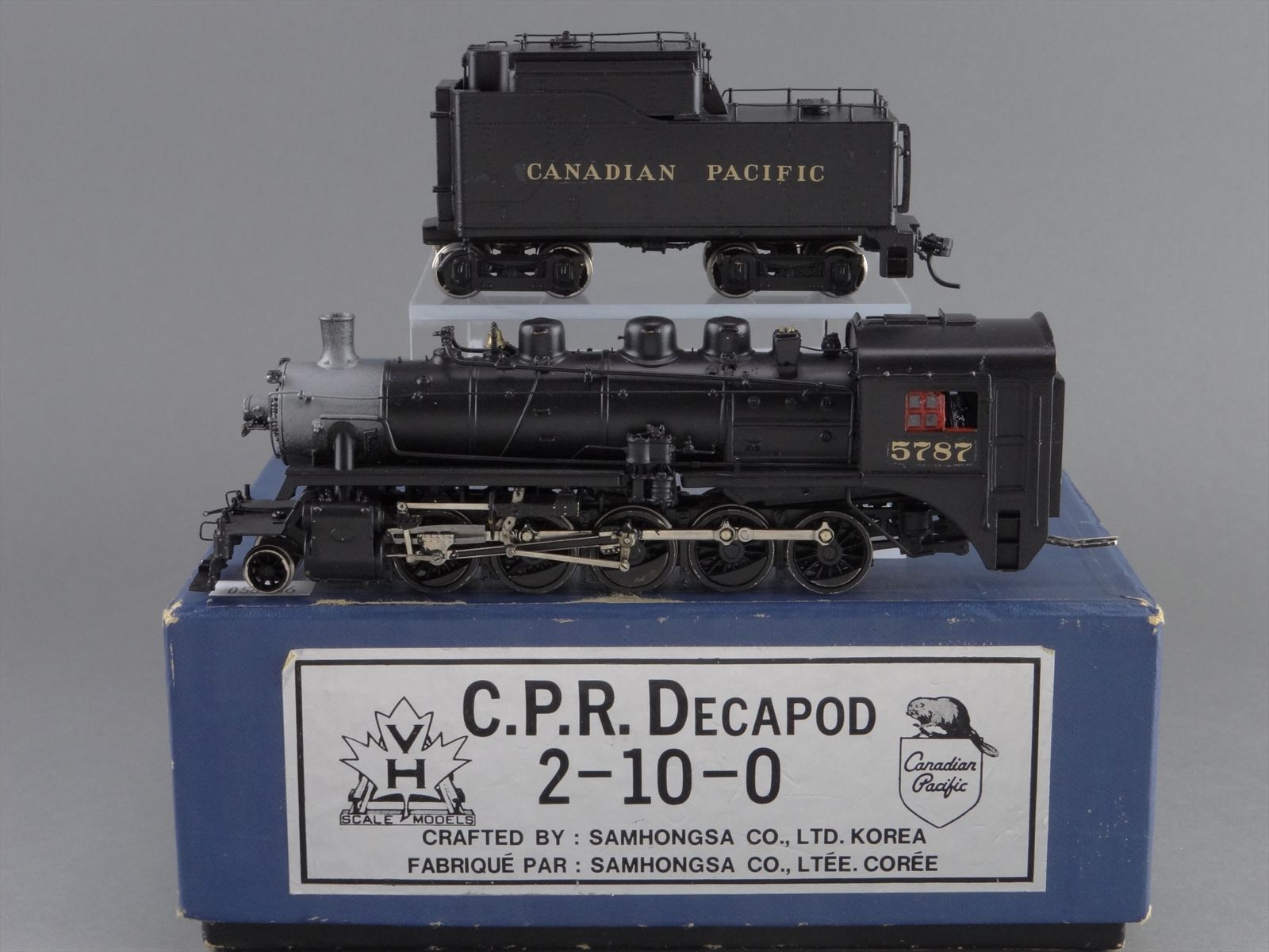 HO Brass Model Train - VH Van Hobbies CPR CP Canadian Pacific 2-10-0 R ...