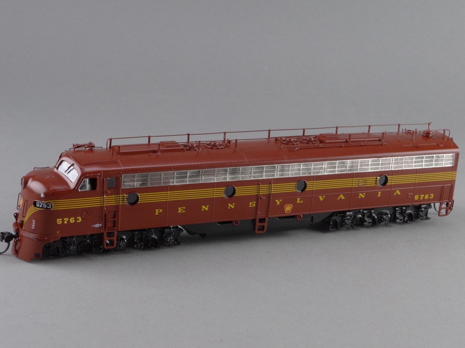 HO Brass - Oriental PRR Pennsylvania Tuscan Red E8 E8A Diesel #5763 w ...