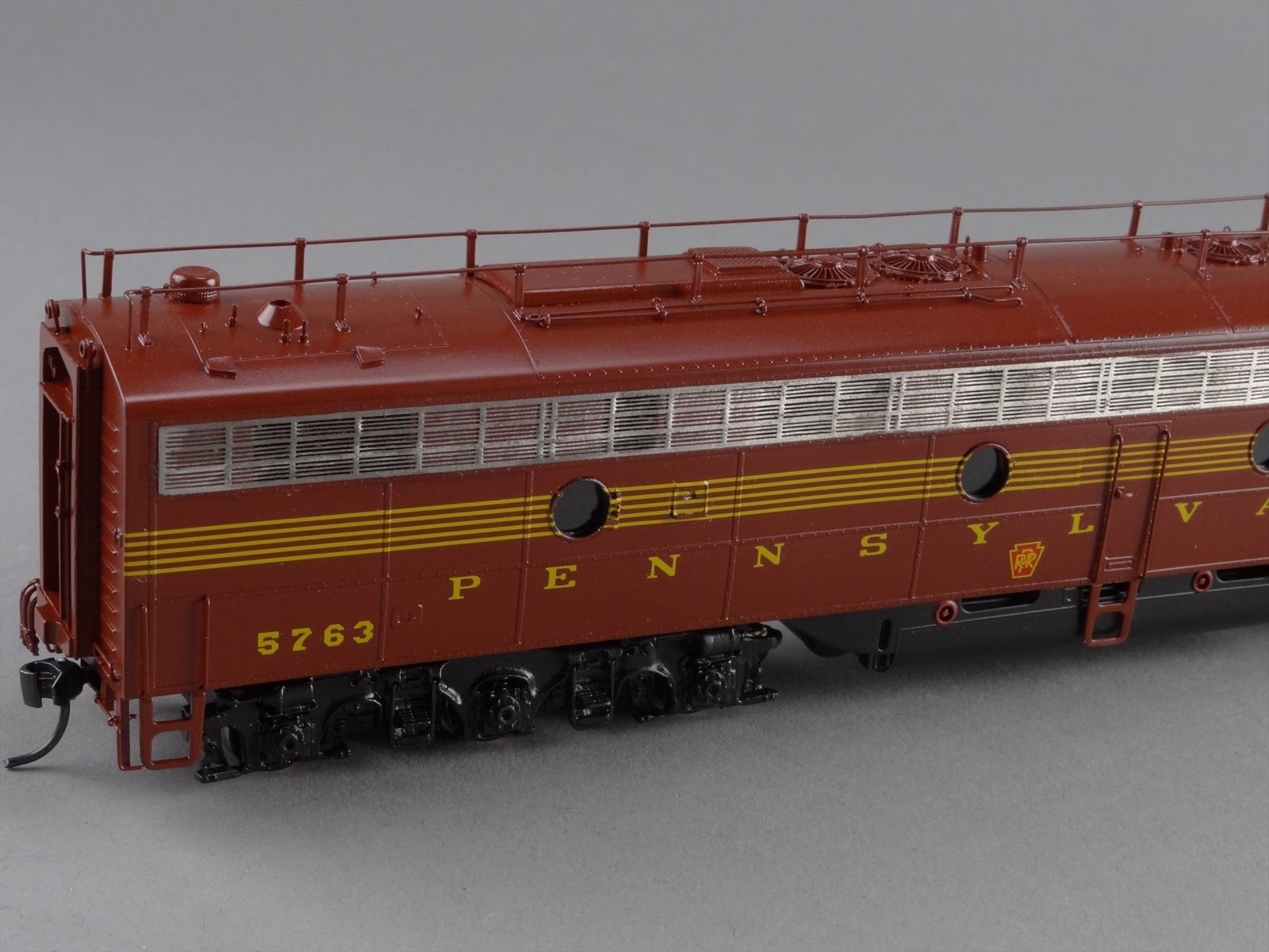 HO Brass - Oriental PRR Pennsylvania Tuscan Red E8 E8A Diesel #5763 w ...