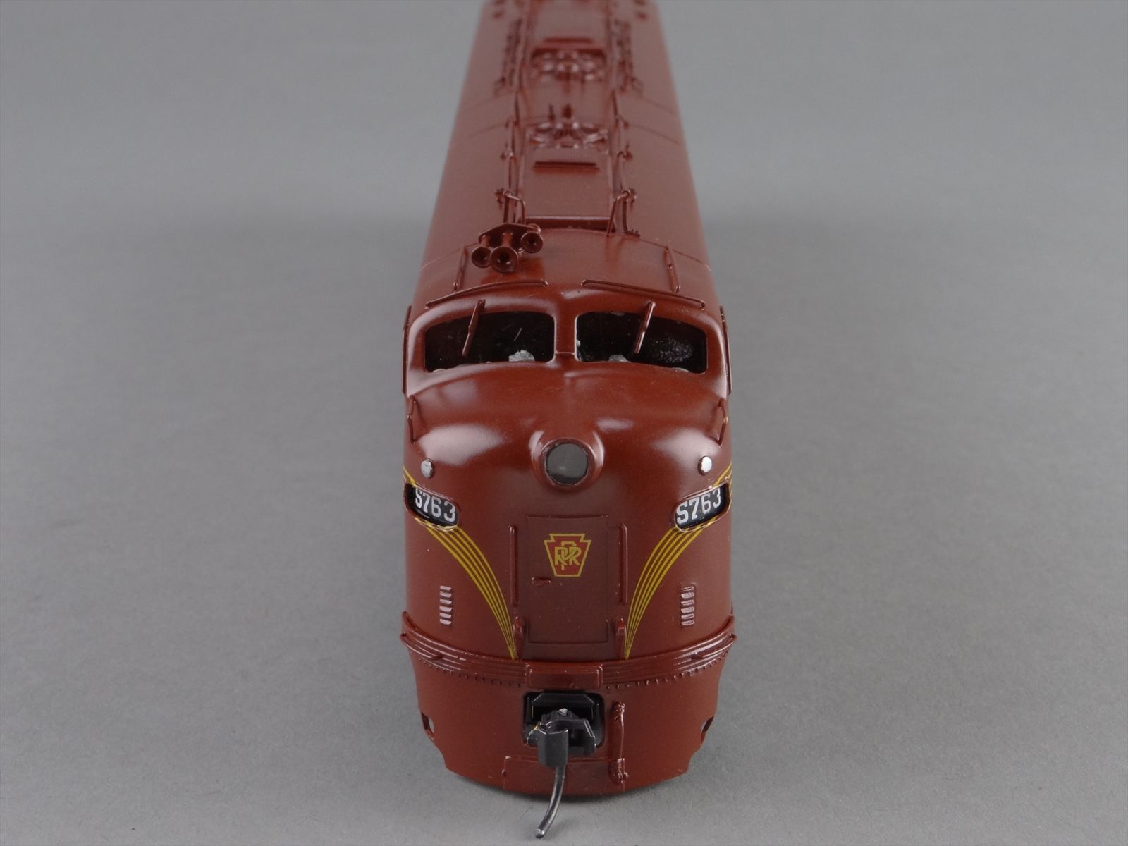 HO Brass - Oriental PRR Pennsylvania Tuscan Red E8 E8A Diesel #5763 w ...