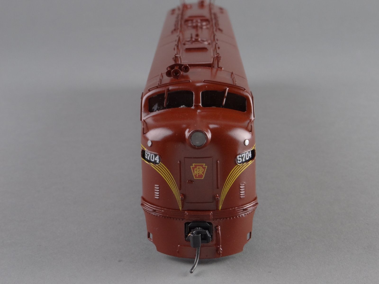 HO Brass - Oriental PRR Pennsylvania Tuscan Red E8 E8A Diesel #5704 w ...