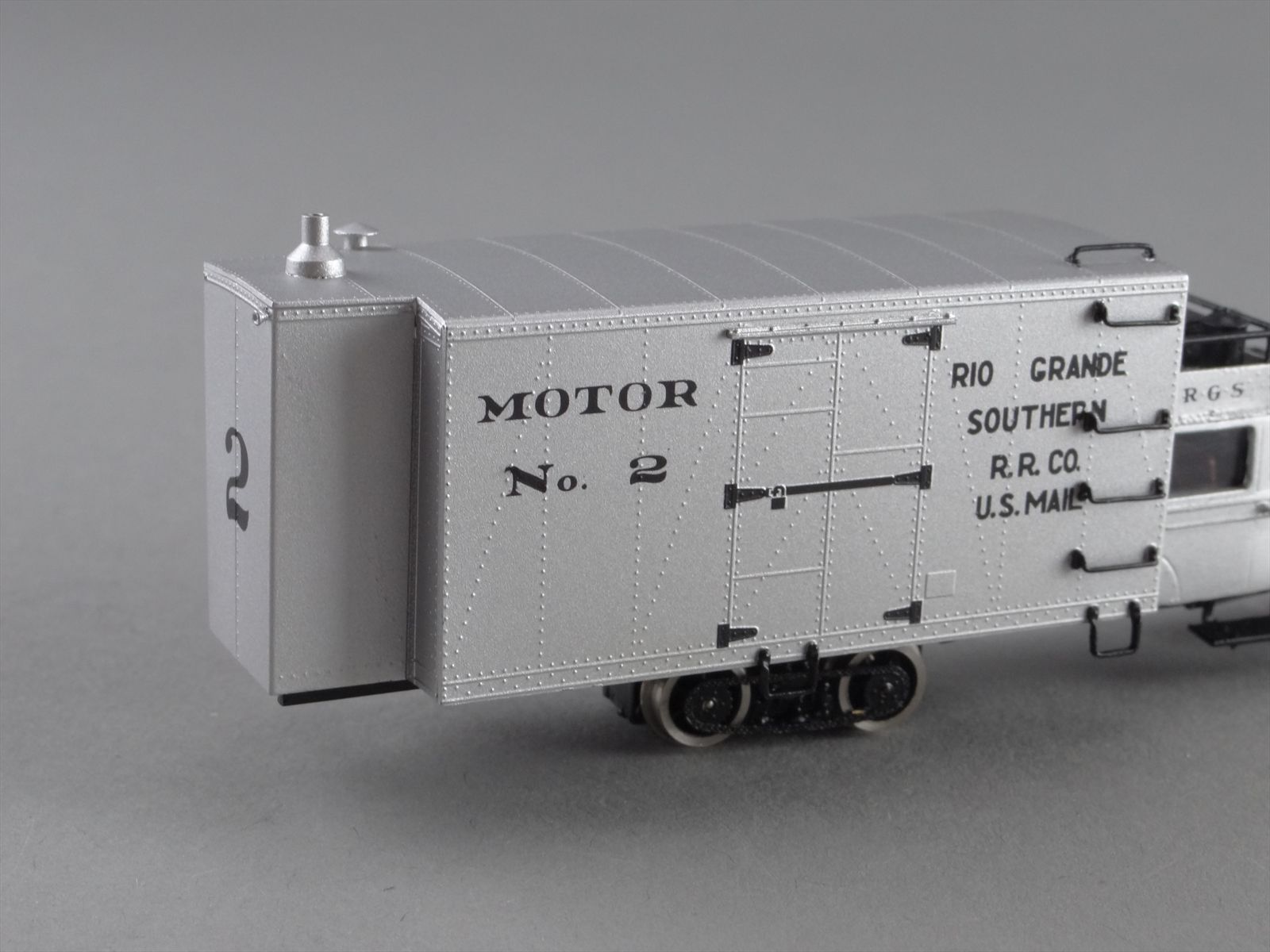 HOn3 Brass Model Train - PSC 17256-2 RGS Goose / Rail Bus Pierce Arrow ...