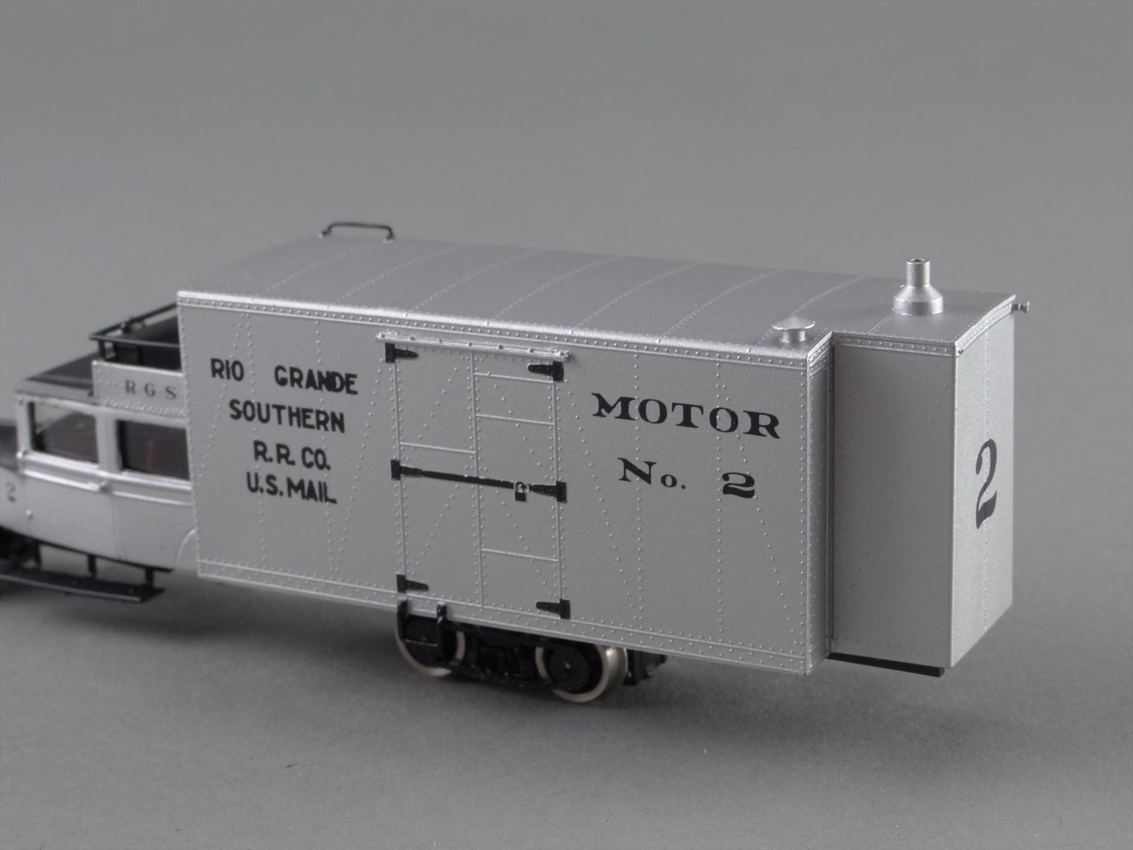 HOn3 Brass Model Train - PSC 17256-2 RGS Goose / Rail Bus Pierce Arrow ...