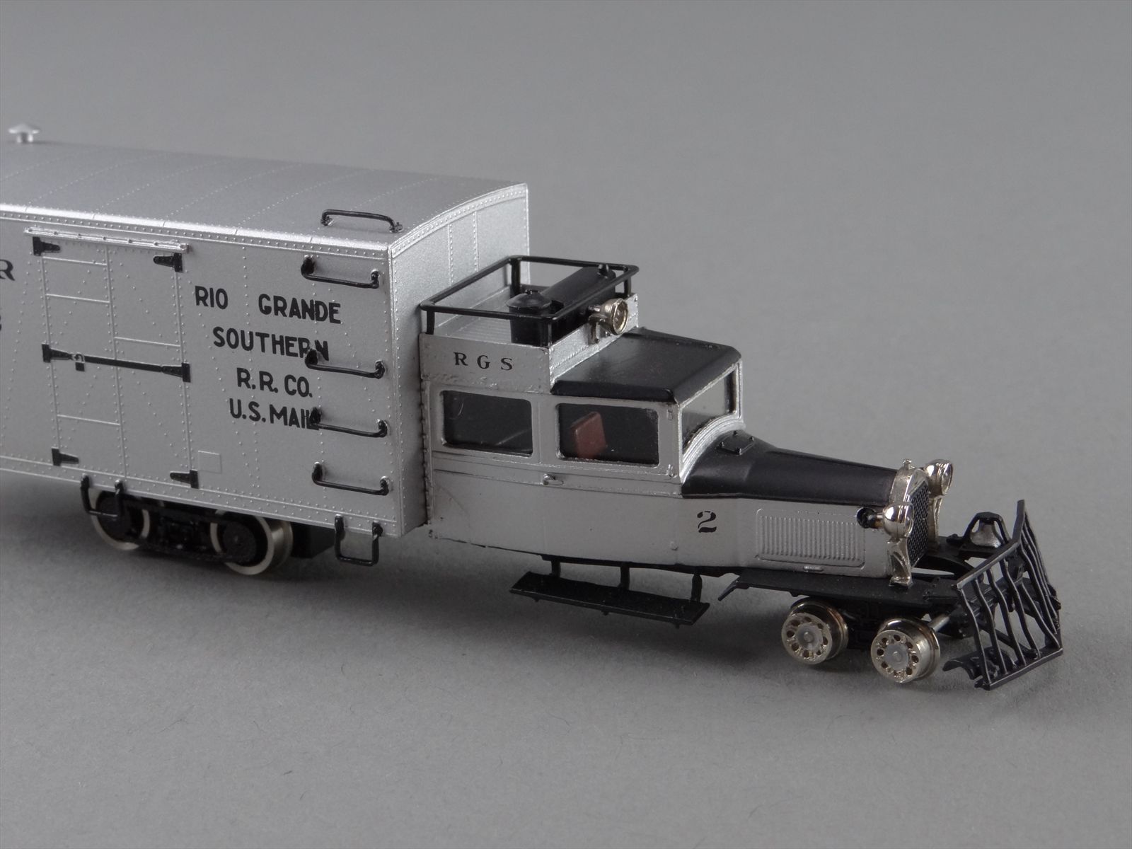 HOn3 Brass Model Train - PSC 17256-2 RGS Goose / Rail Bus Pierce Arrow ...