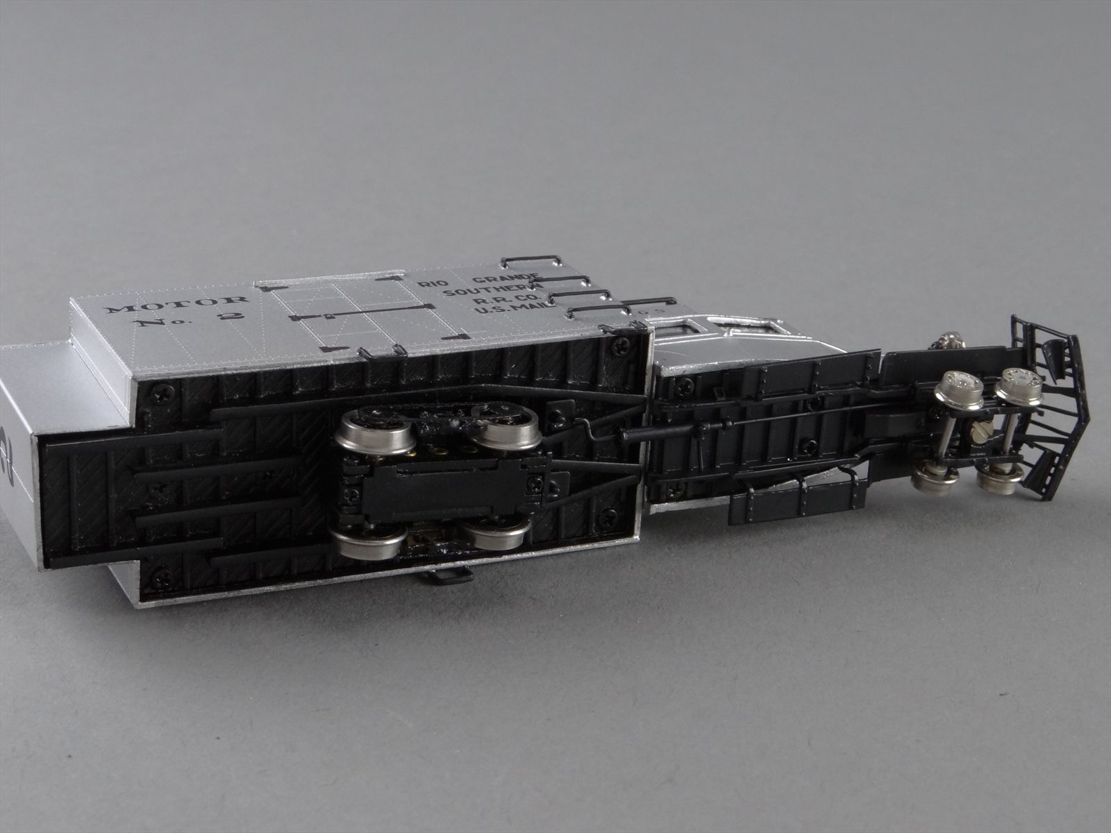HOn3 Brass Model Train - PSC 17256-2 RGS Goose / Rail Bus Pierce Arrow ...