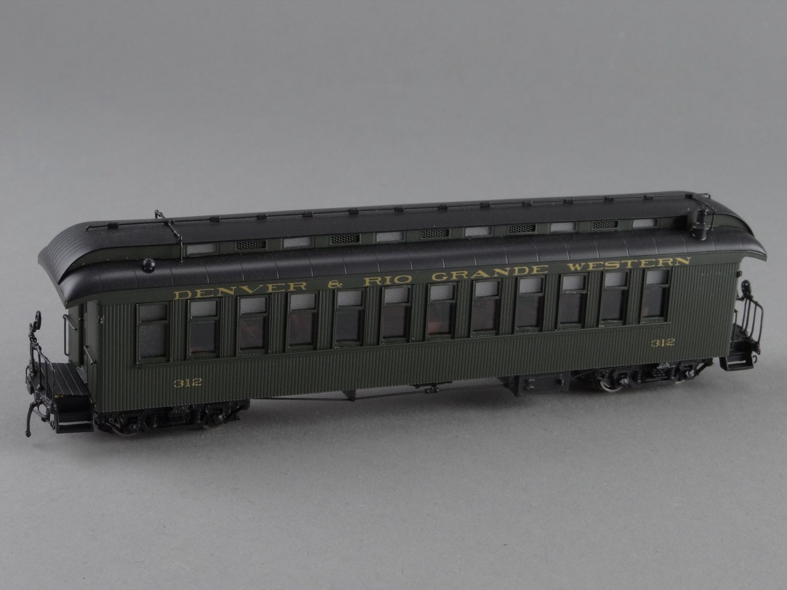HOn3 Brass PSC 17798-1 Precision Scale D&RGW Rio Grande Coach #312