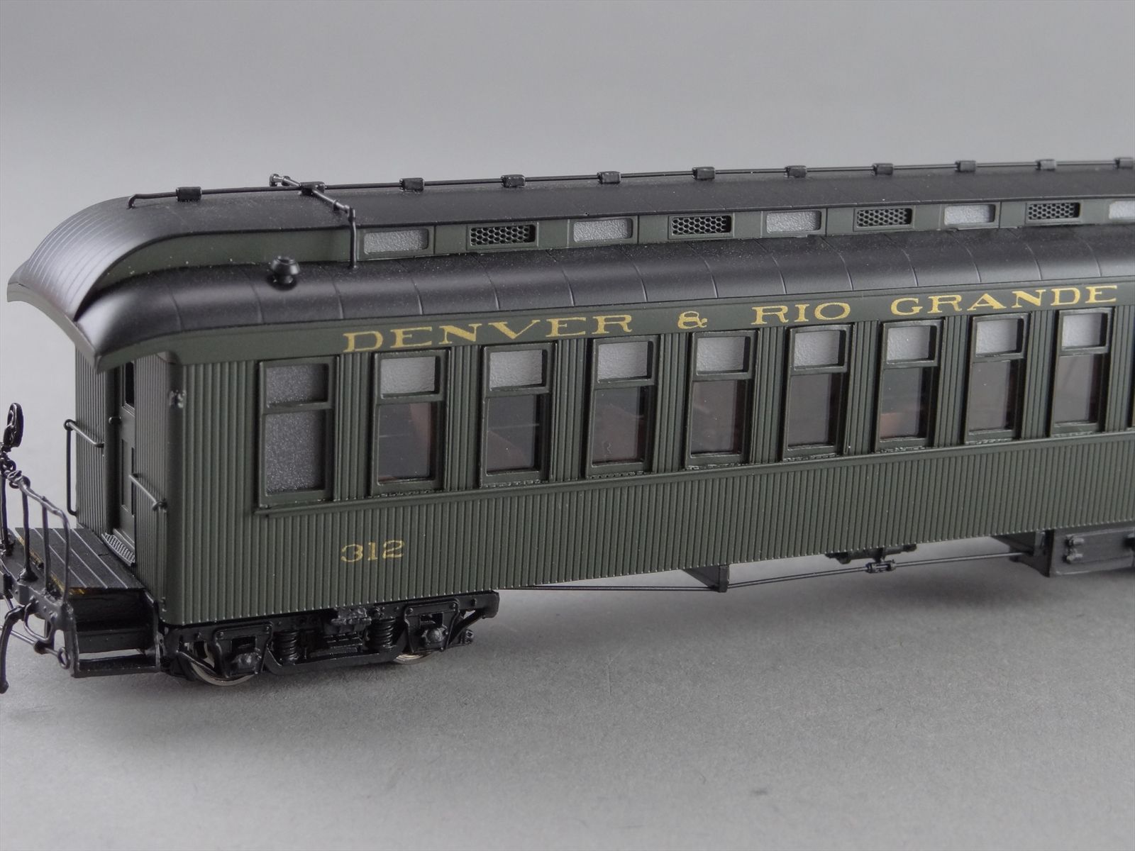 HOn3 Brass PSC 17798-1 Precision Scale D&RGW Rio Grande Coach #312