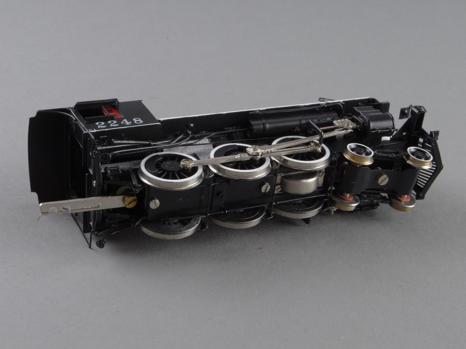 HO Brass Model Train - WMC SP Southern Pacific 4-6-0 #2248 Fire Train w ...