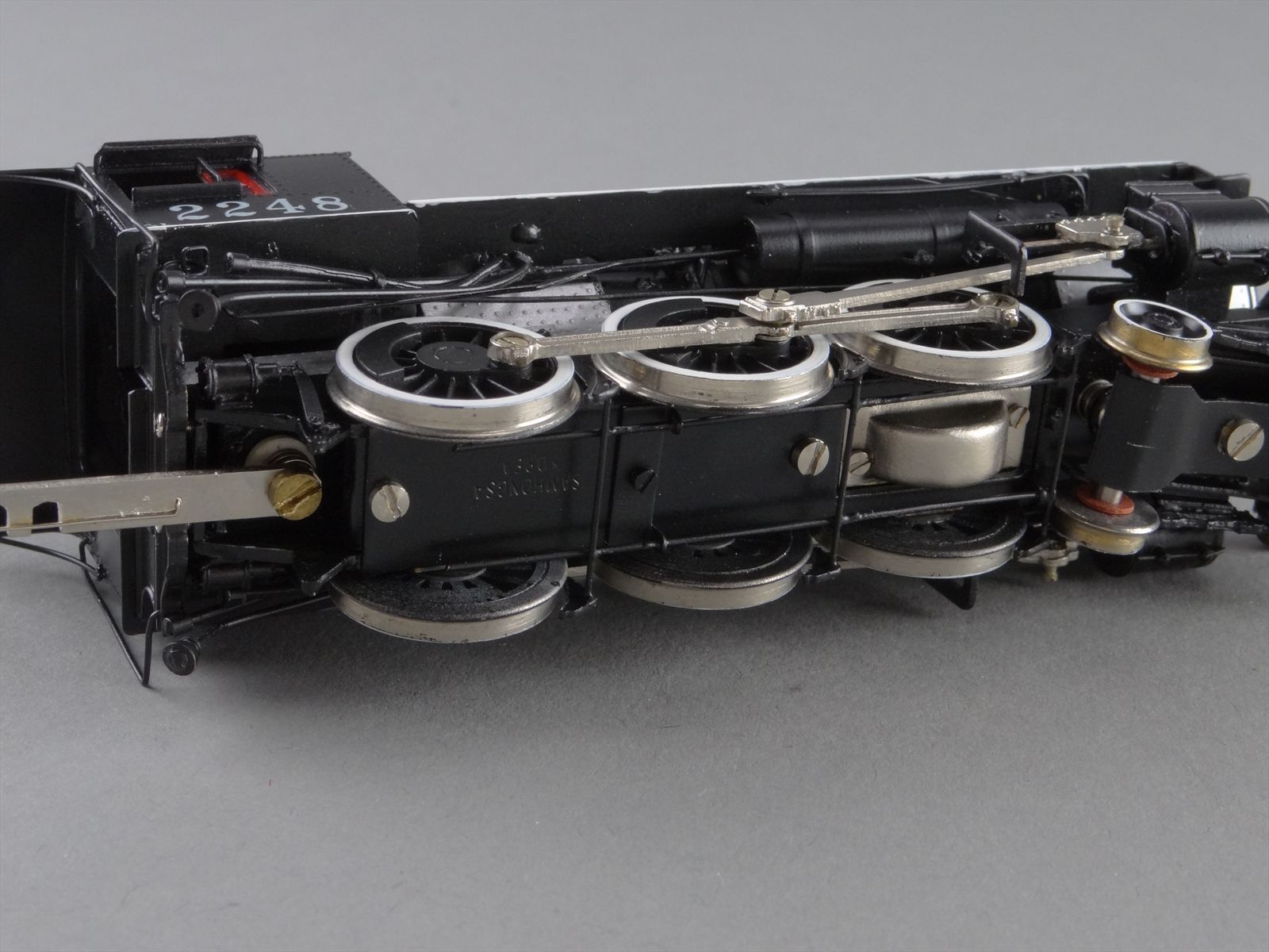 HO Brass Model Train - WMC SP Southern Pacific 4-6-0 #2248 Fire Train w ...