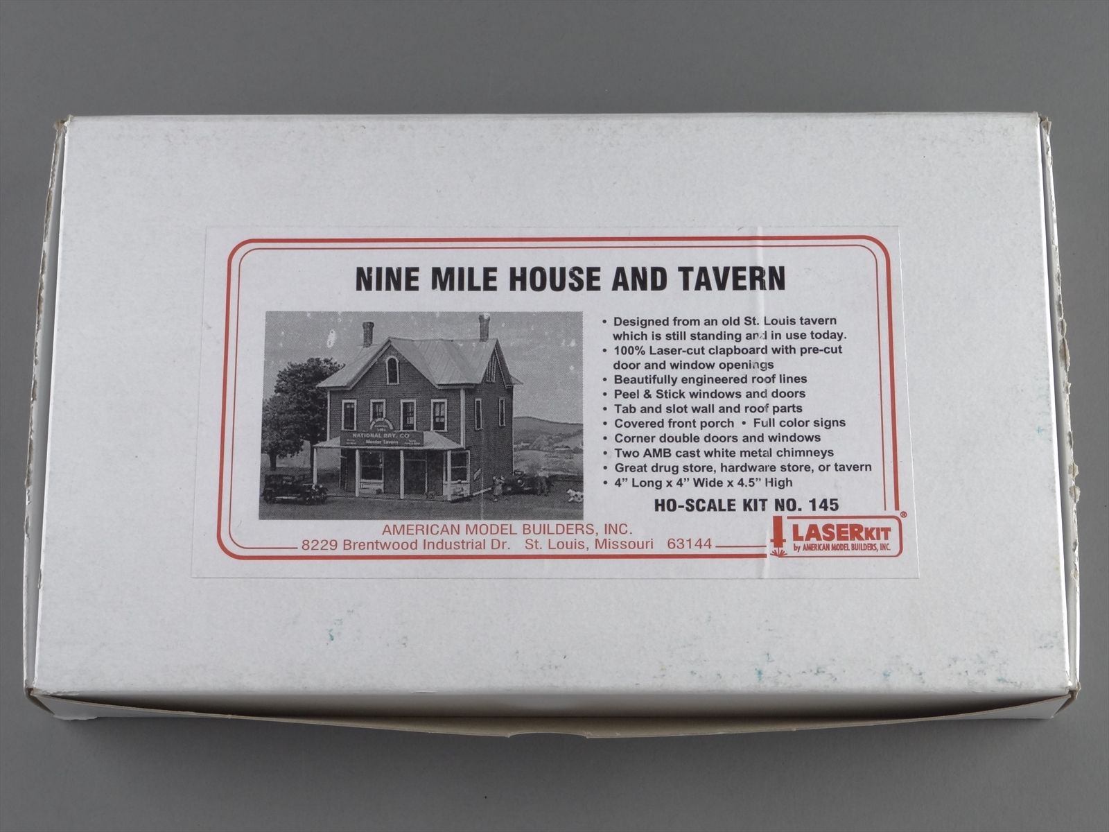 Craftsman Kit - HO Scale American Model Builders - Nine Mile House and ...