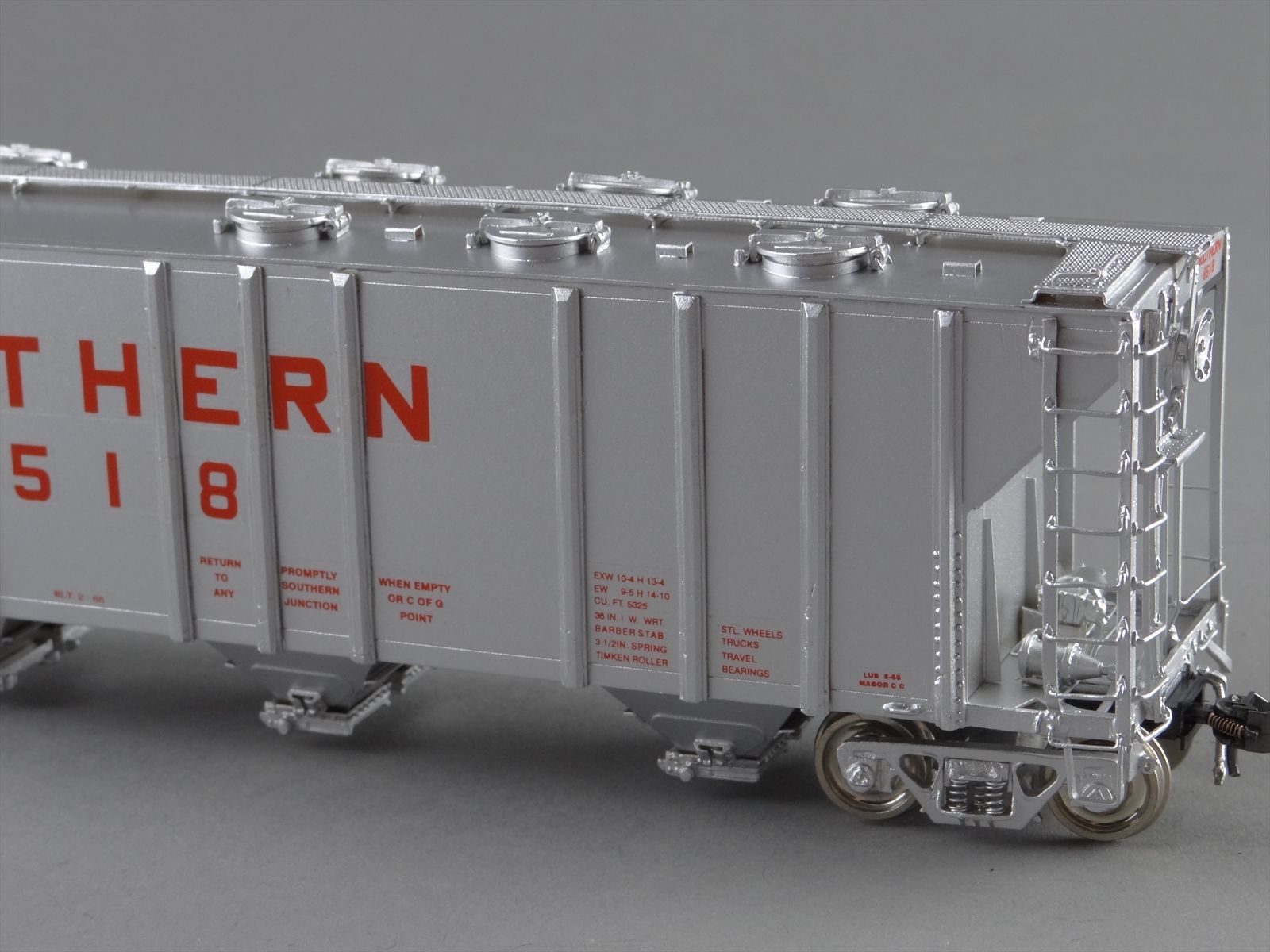 HO Brass Model Train - OMI 3319.2 Southern Big John Covered Hopper ...