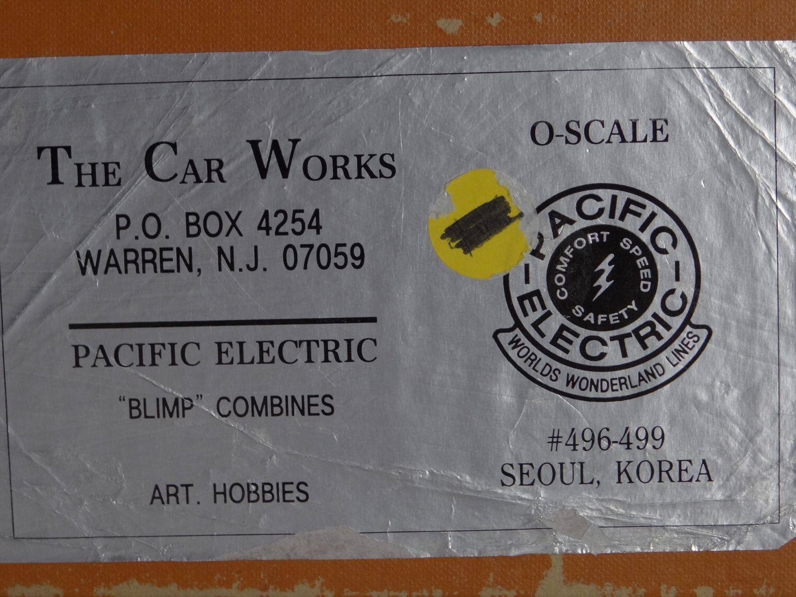 O Scale 2-Rail Brass - The Car Works PE Pacific Electric Blimp Combine ...
