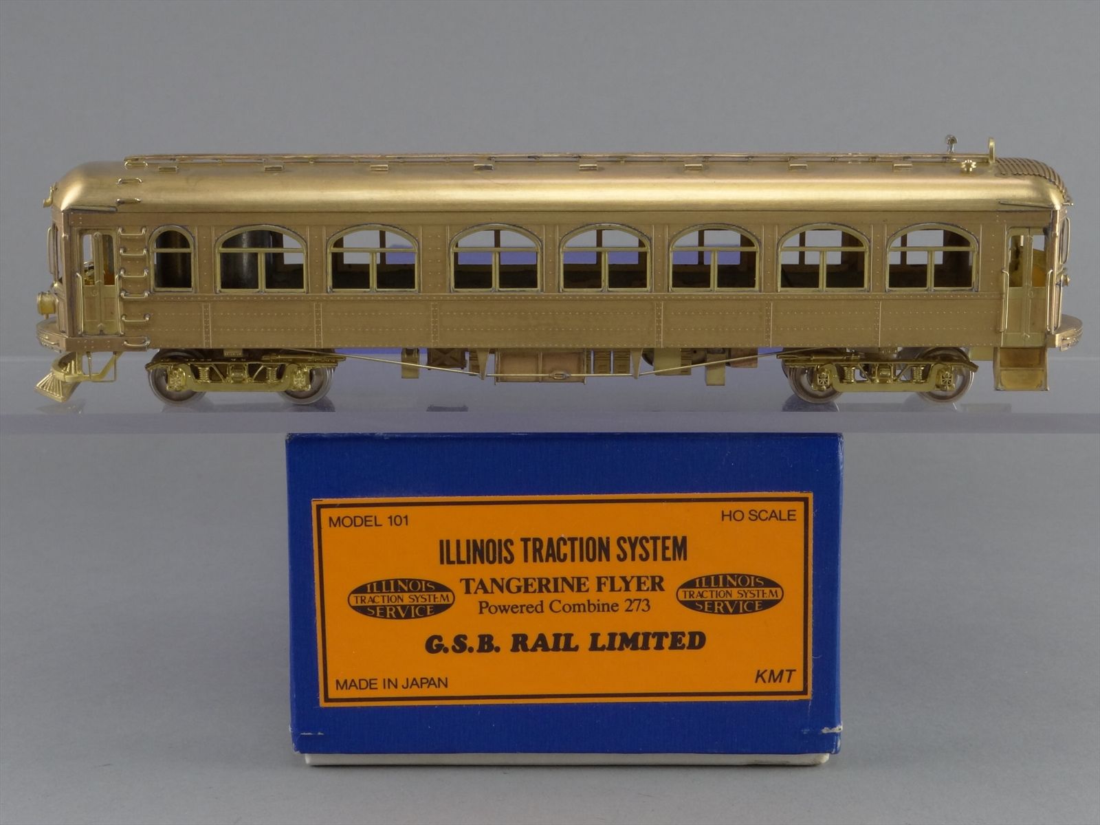 HO Brass - GSB Rail #101 ITS Illinois Traction System Tangerine Flyer ...