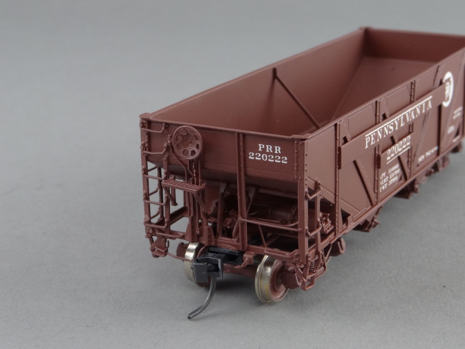 HO Brass Model Train - OMI 3107 Overland PRR H31C Steel 2-Bay Hopper ...