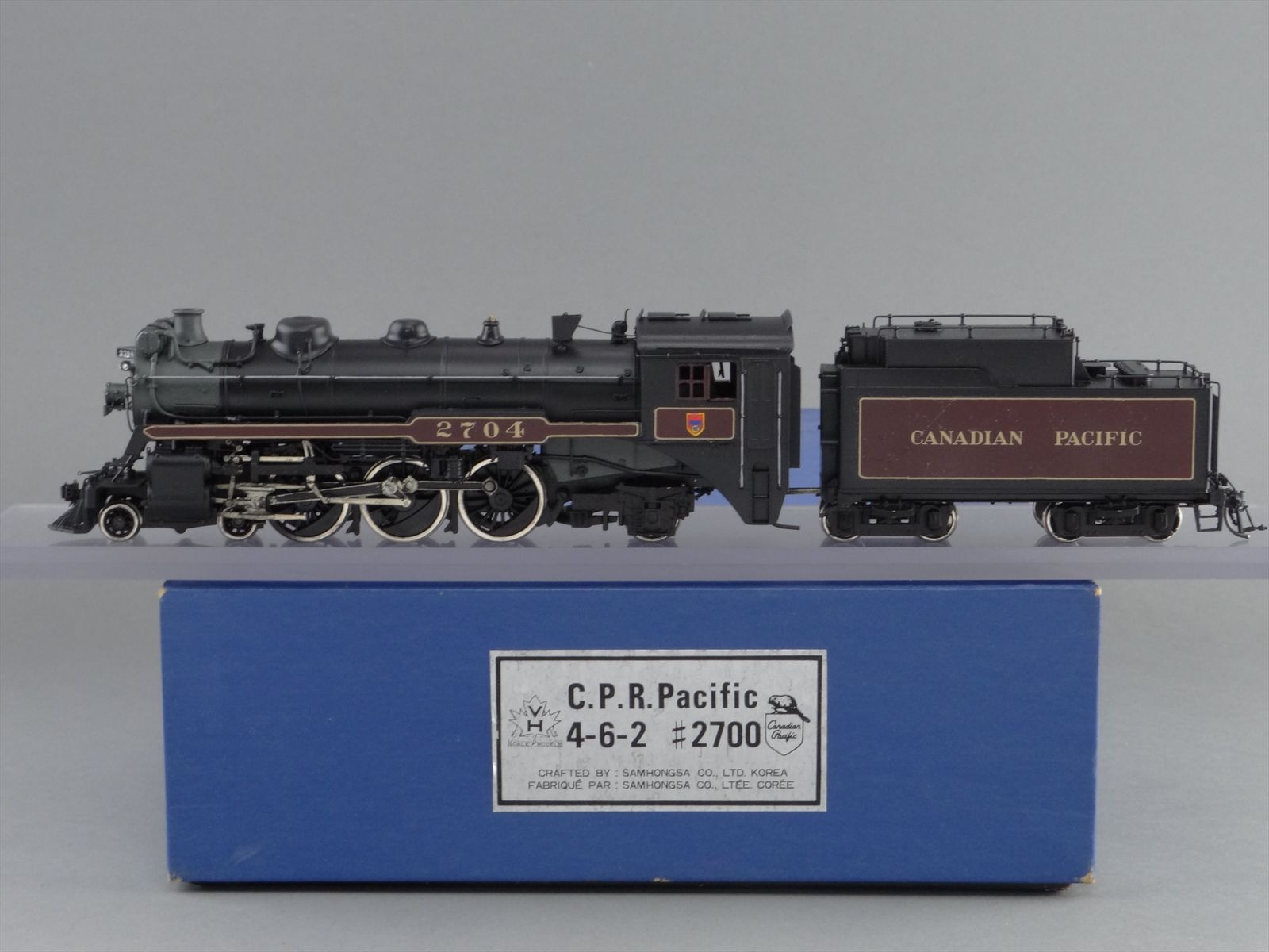 HO Brass Model - VH Van Hobbies CPR CP Canadian Pacific 4-6-2 G-4 / G-4 ...