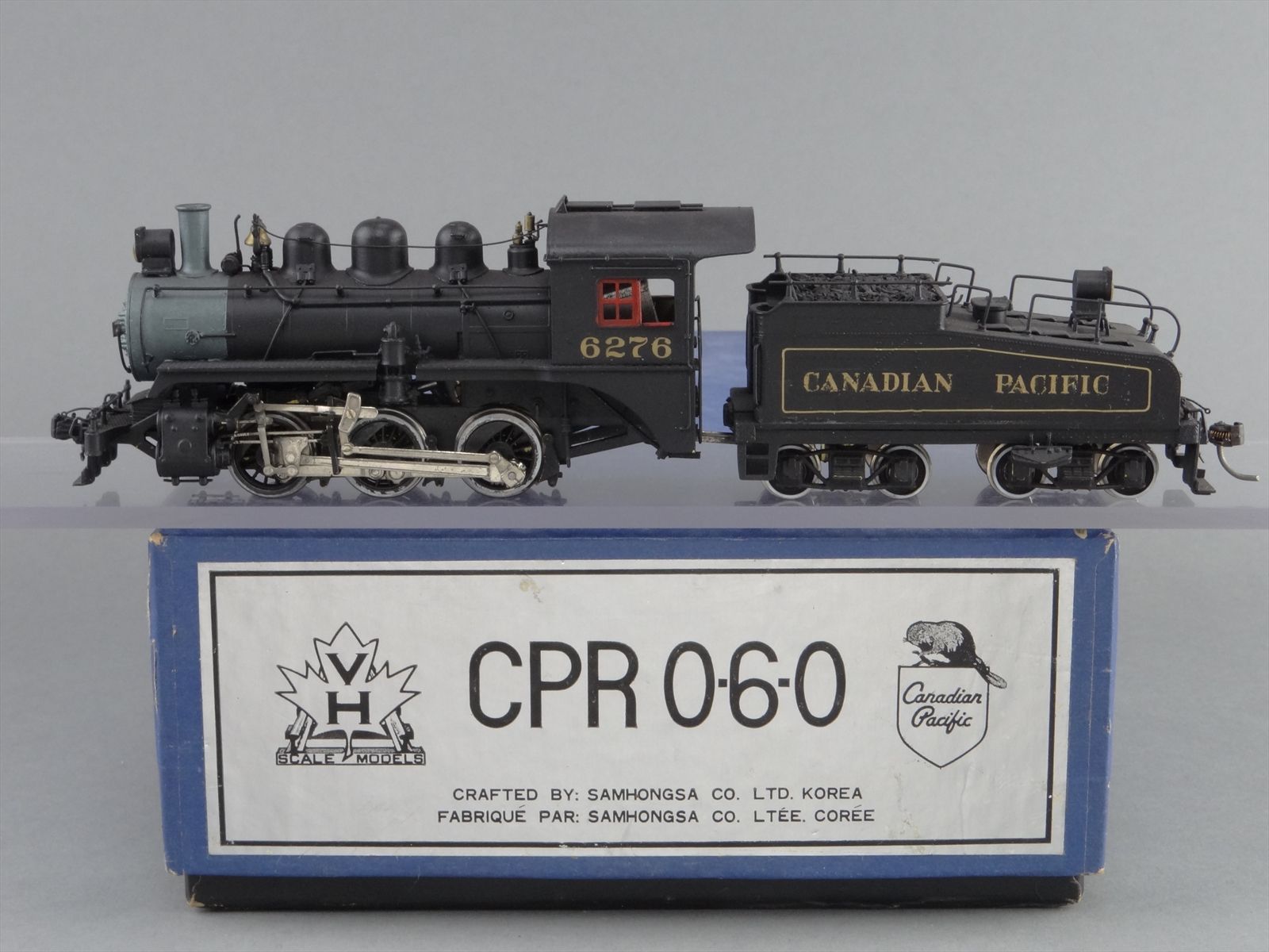 HO Brass Model Train - PFM VH Samhongsa CPR CP Canadian Pacific 0-6-0 U ...