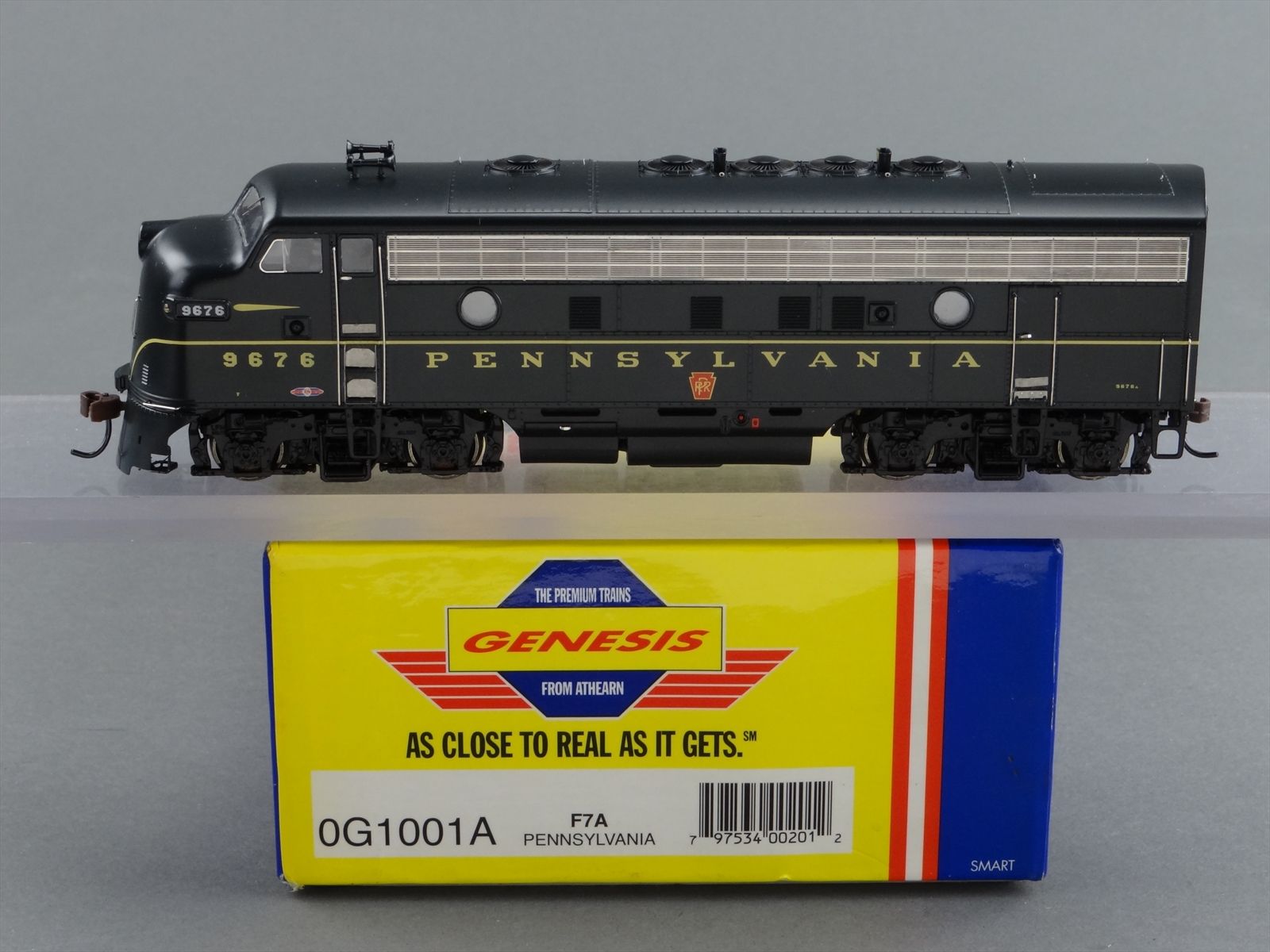 HO Scale Athearn Genesis 0G1001A PRR Pennsylvania F7A Diesel Engine #9676