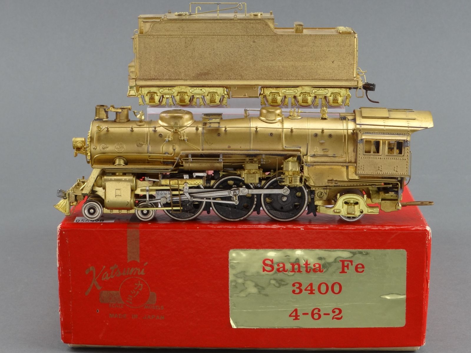 HO Brass Model Train - Balboa Katsumi ATSF Santa Fe 4-6-2 Pacific 3400 ...