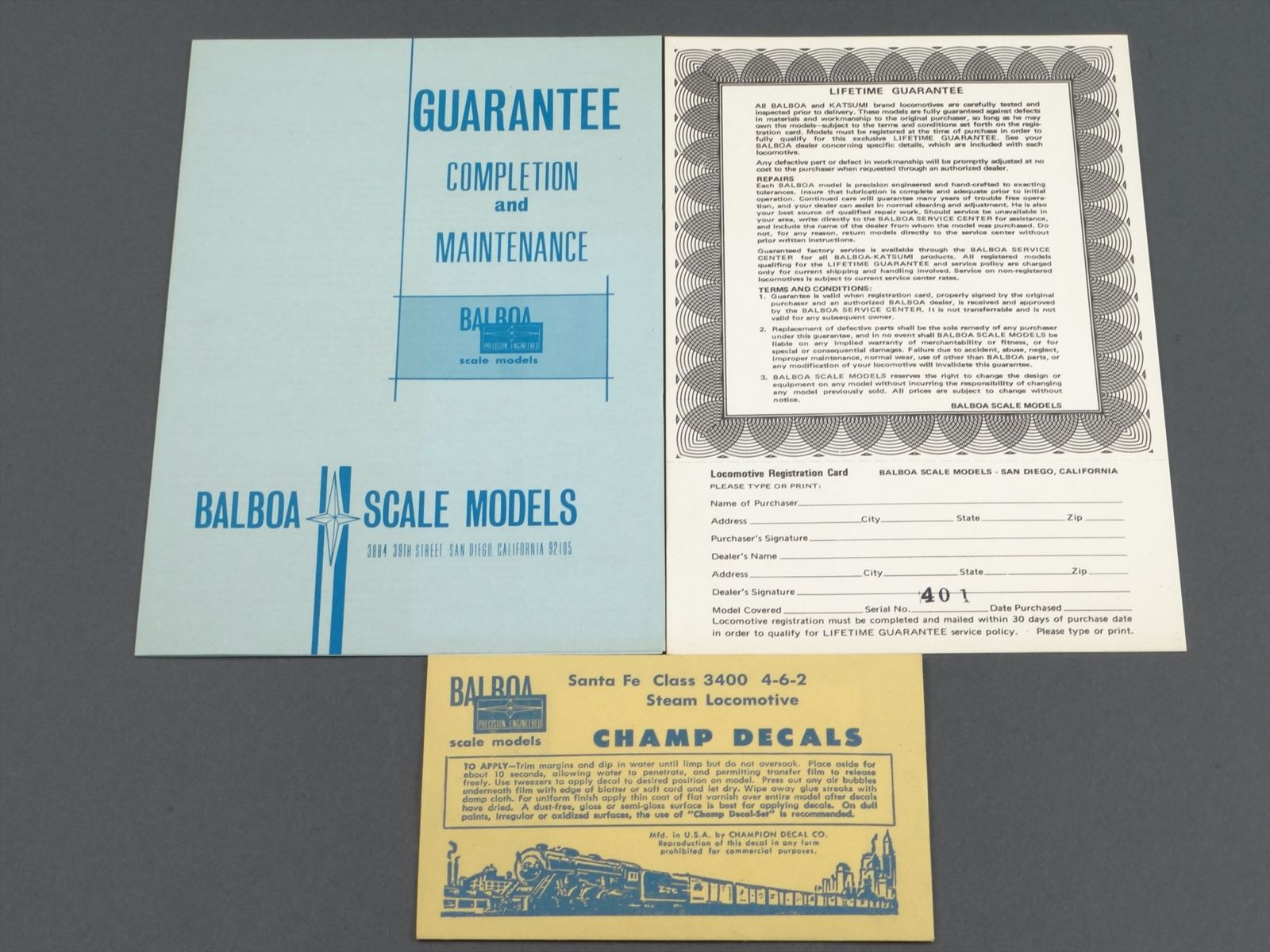 HO Brass Model Train - Balboa Katsumi ATSF Santa Fe 4-6-2 Pacific 3400 ...