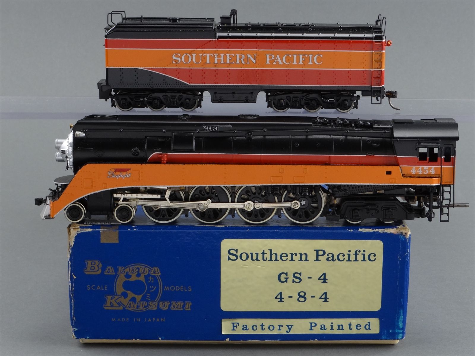 HO Brass Model Train - Balboa SP Southern Pacific Daylight 4-8-4 GS-4 #4454