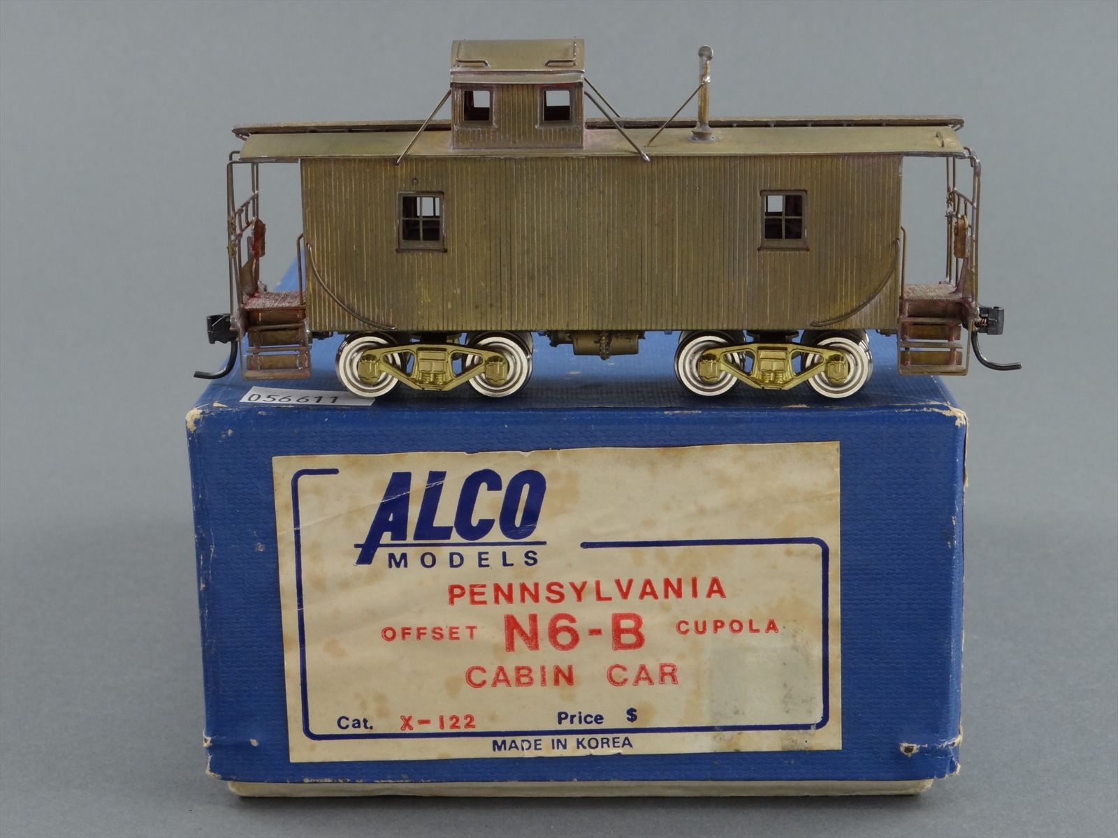 HO Brass Model Train - Alco Models X-122 PRR Pennsylvania N-6B Cabin ...