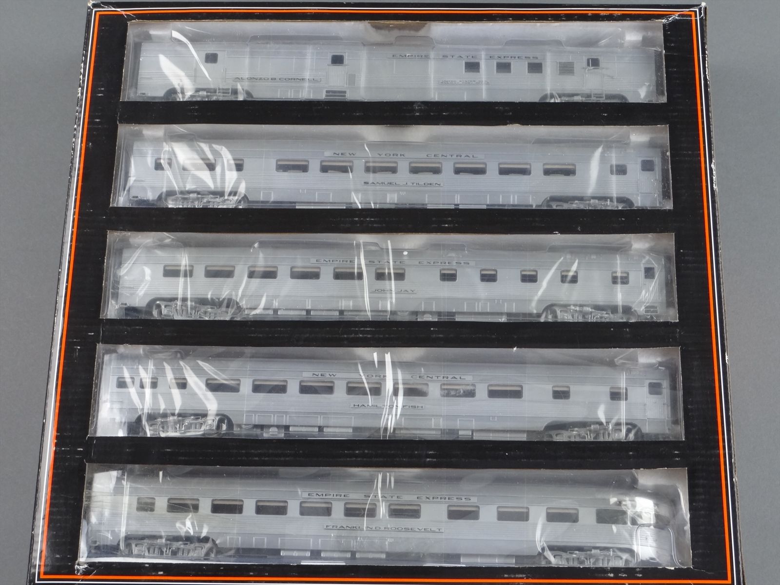 HO Scale MTH 80-60025 NYC New York Central 5-Passenger Car Set w ...
