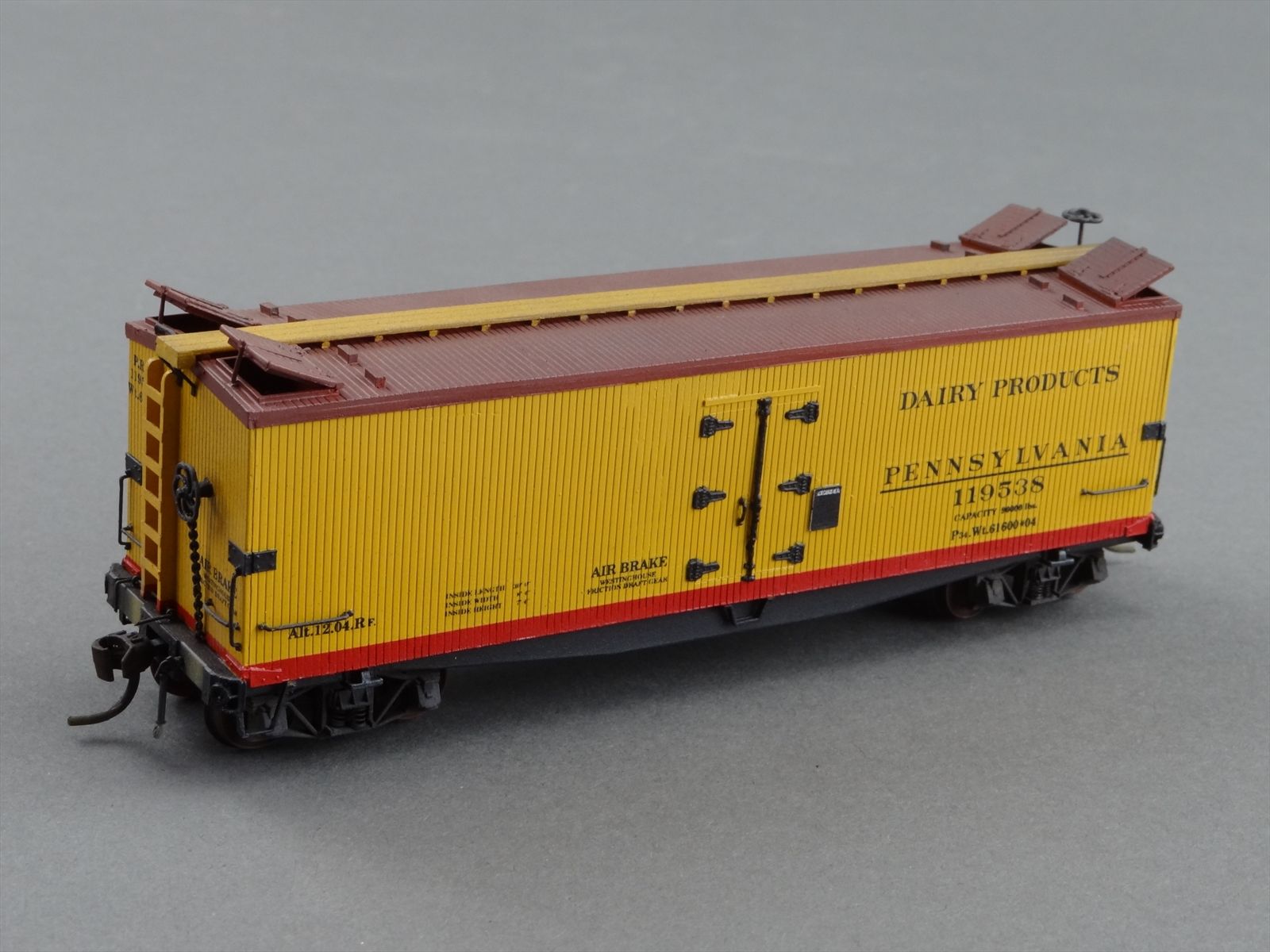 HO Westerfield 2701 Pro Built Kit - PRR 38' Wood Reefer #119538 - CUSTOM