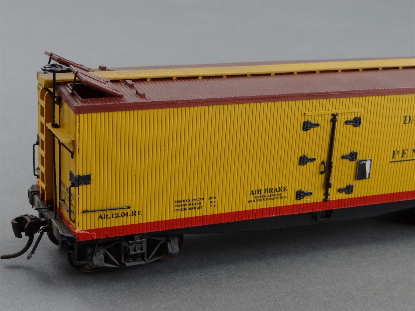 HO Westerfield 2701 Pro Built Kit - PRR 38' Wood Reefer #119538 - CUSTOM