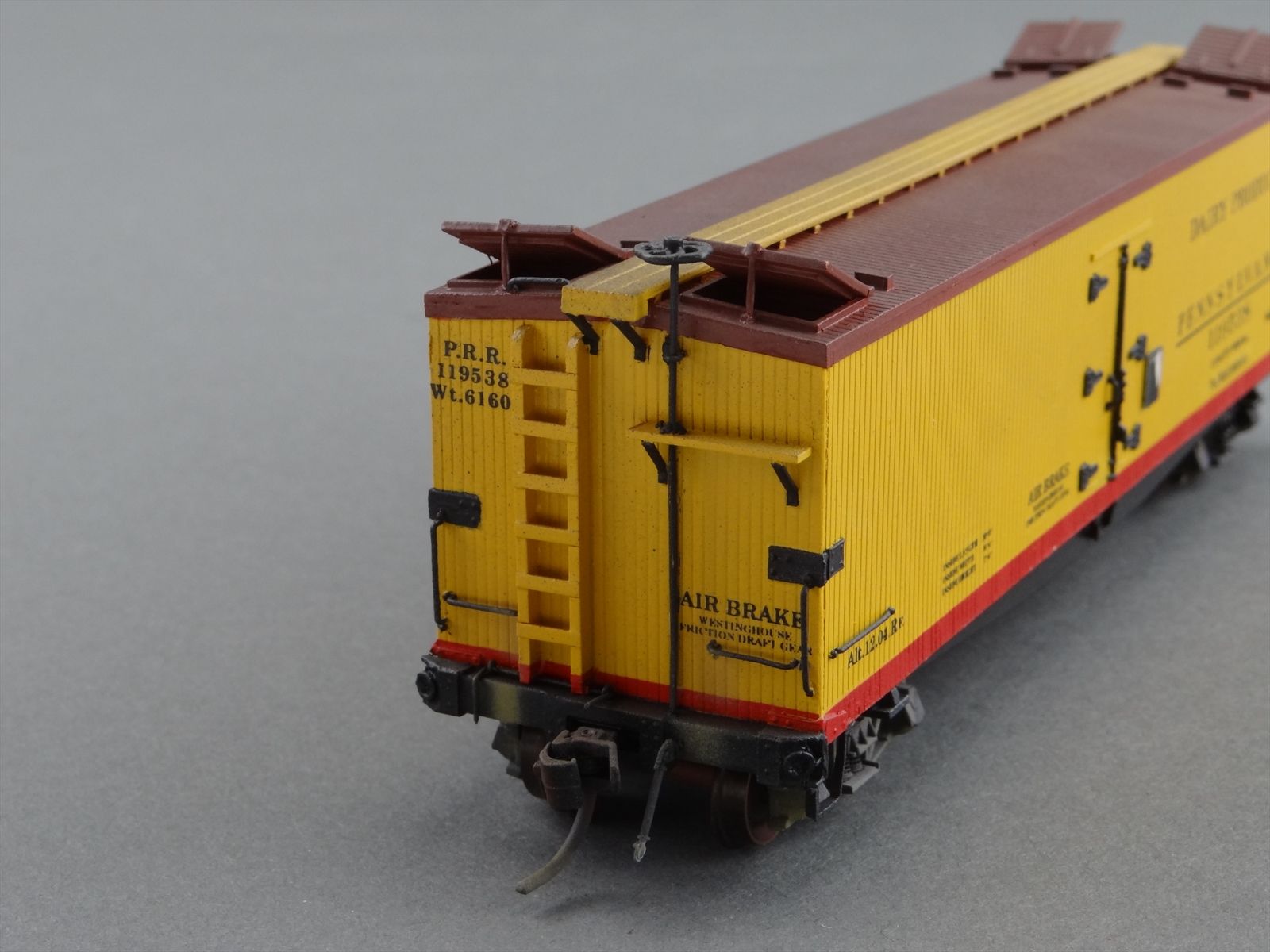 HO Westerfield 2701 Pro Built Kit - PRR 38' Wood Reefer #119538 - CUSTOM