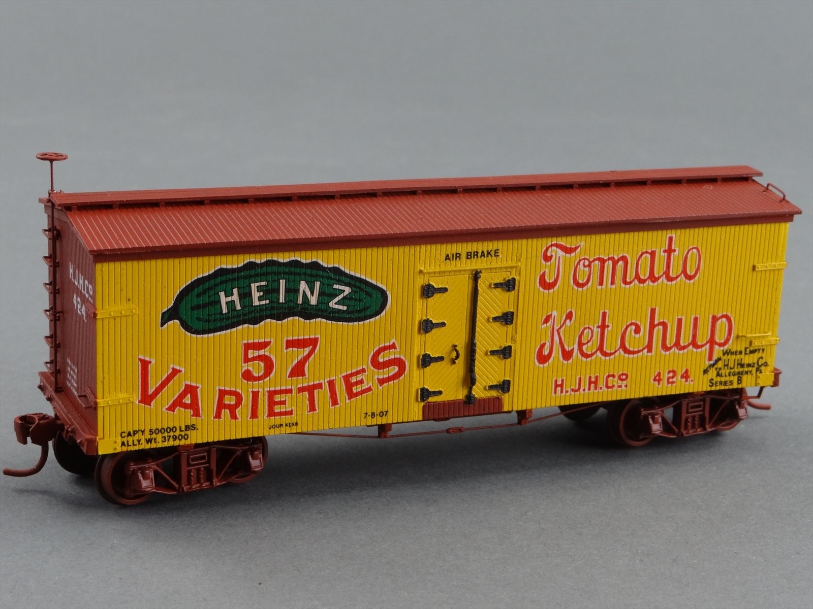 HO Westerfield 3904 Pro Built Kit - Heinz 38' Truss Rod Reefer #424 ...