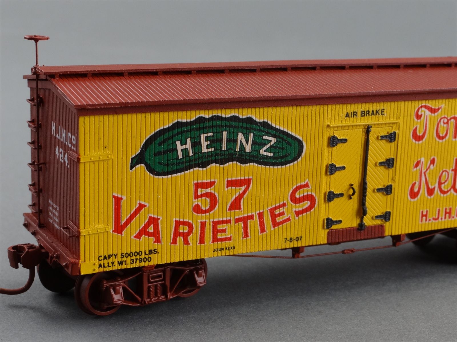 HO Westerfield 3904 Pro Built Kit - Heinz 38' Truss Rod Reefer #424 ...