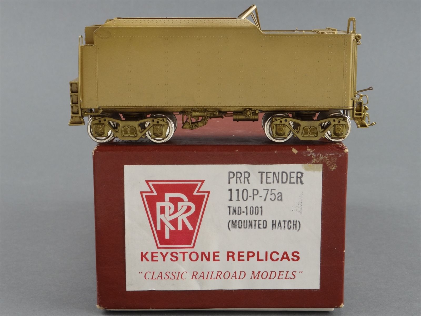 HO Brass - Keystone Replicas PRR Pennsylvania Railroad 110-P-75a Tender ...